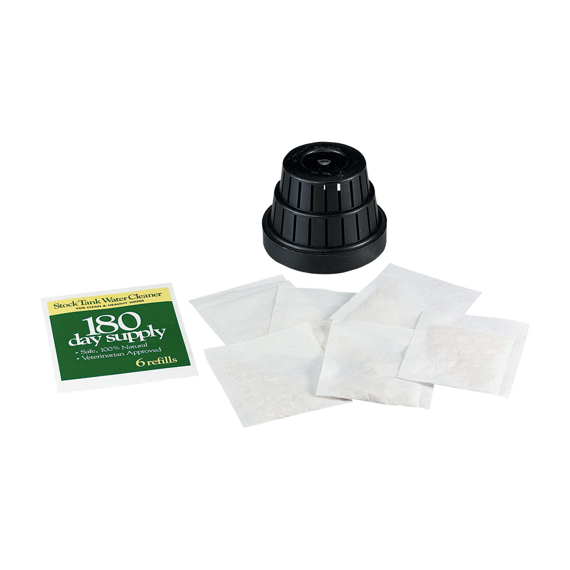 Healthy Ponds Submersible Stock Tank Water Cleaner with 6 Refills ...