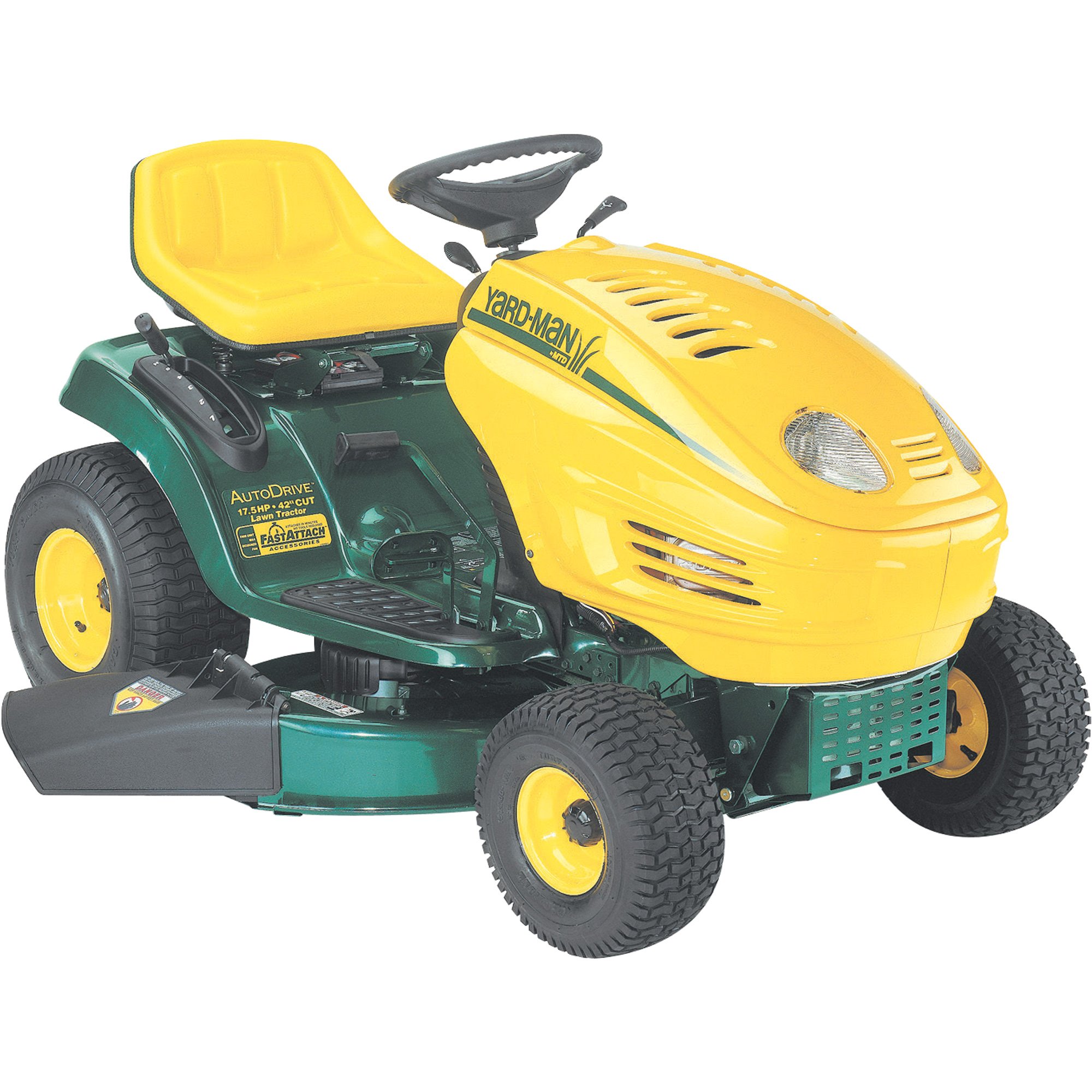 Yard-Man Riding Lawn Mower with 17 HP Briggs & Stratton Intek Engine ...