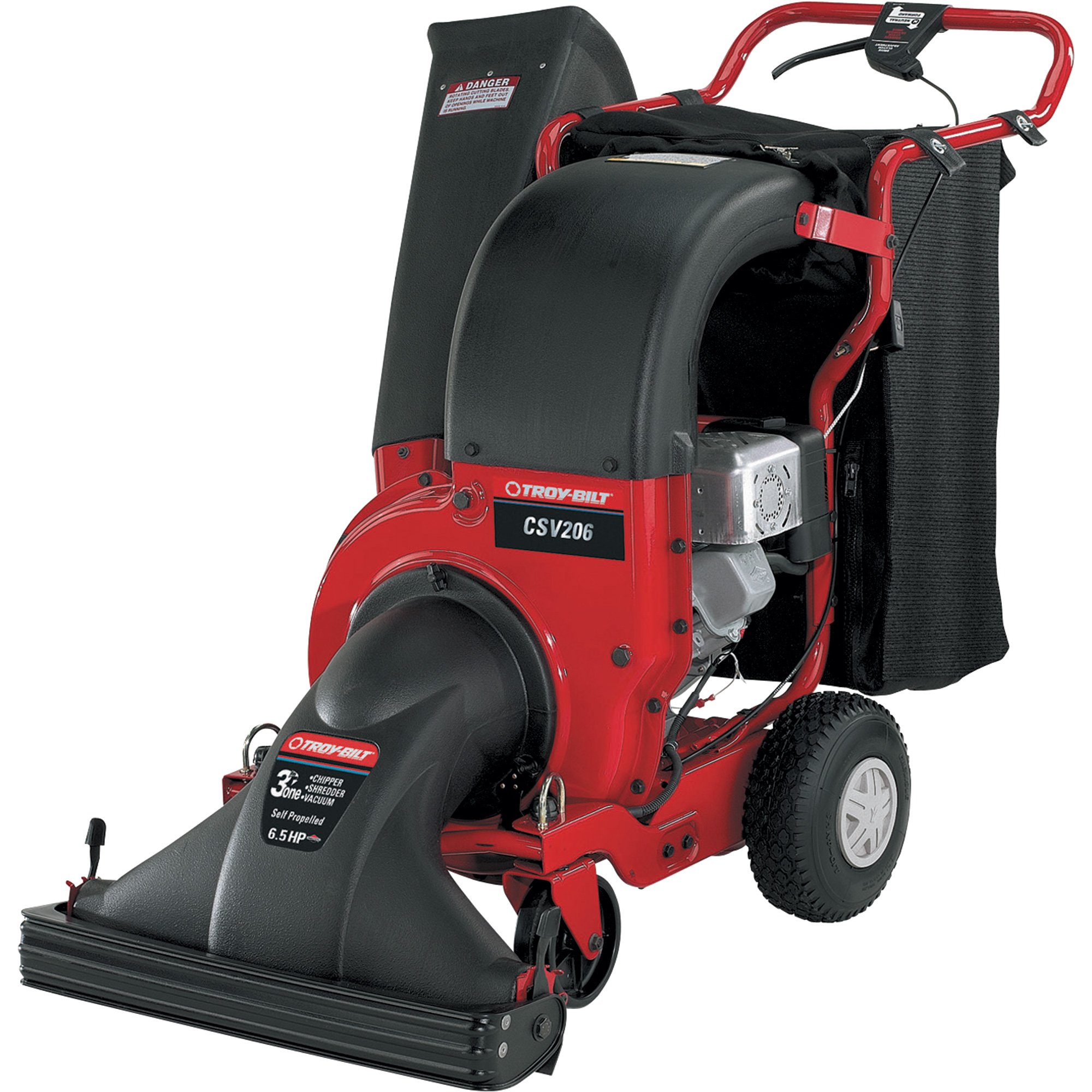 Troy-Bilt Walk-Behind Chipper / Shredder / Vacuum — 205cc, Model# 24A ...