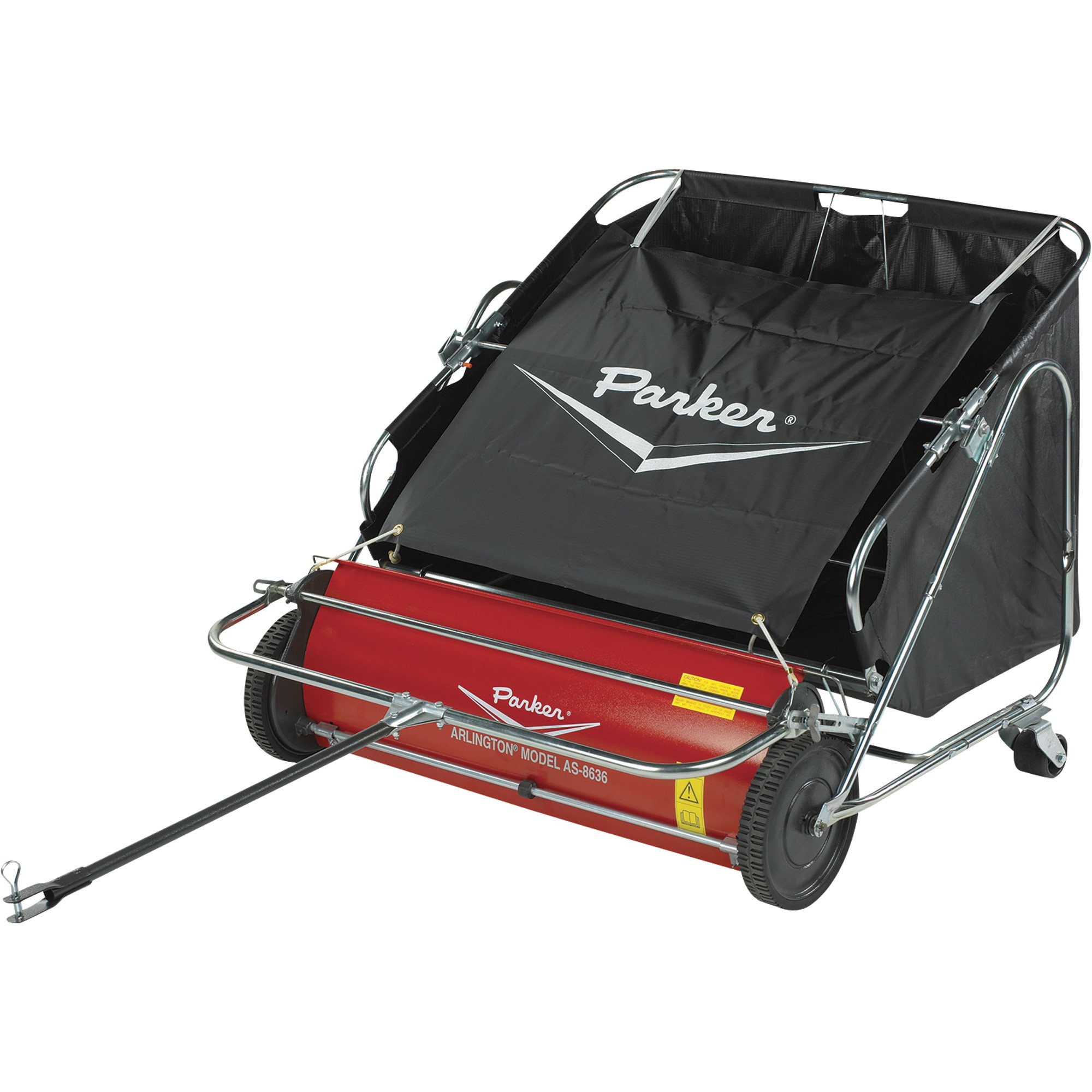 Parker Tow-Behind Suburbanite Lawn Sweeper — 36in. Wide, Model# SU8336 ...