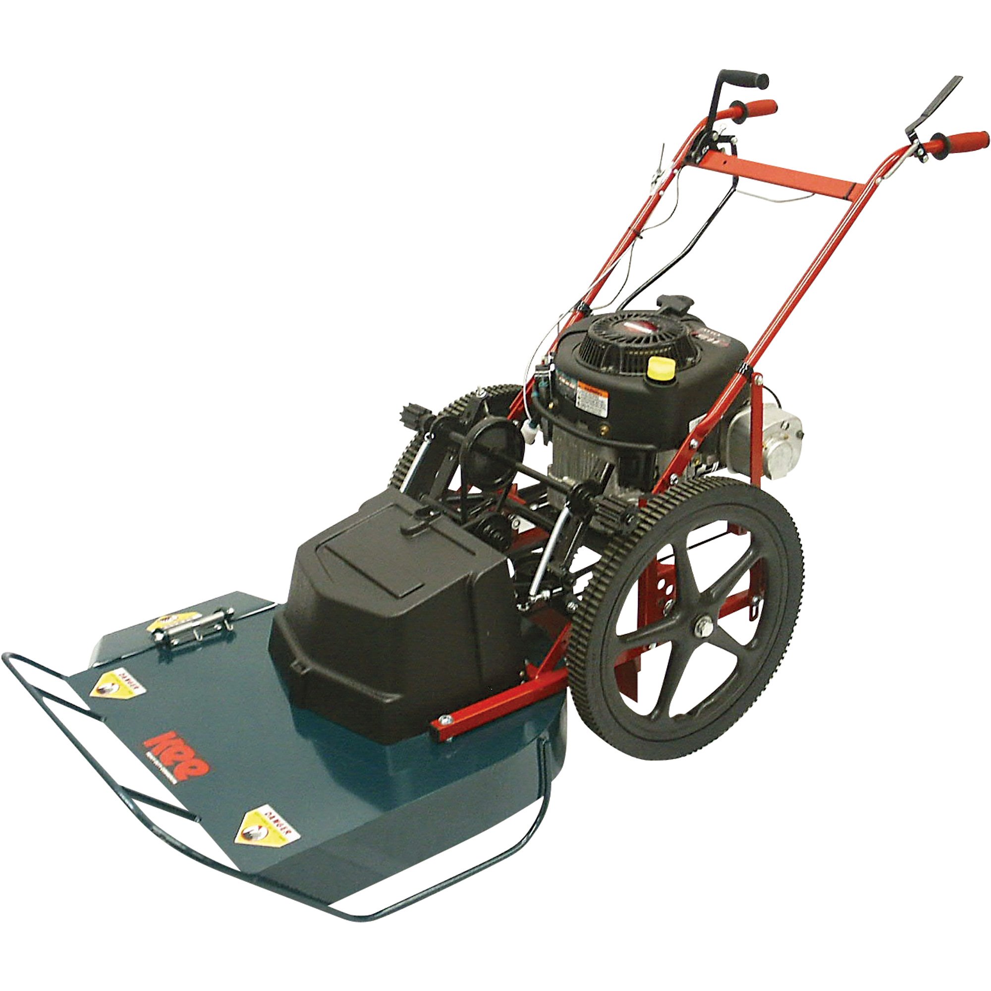 Kee Self-Propelled Walk-Behind Brush Mower – 24in. Cutting Width, 11.5 ...