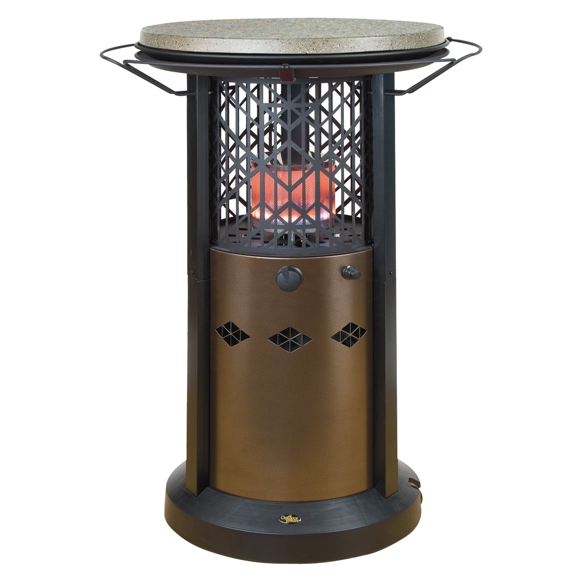Outdoor Leisure Bistro Table Patio Heater — Propane, Model# TD101 ...