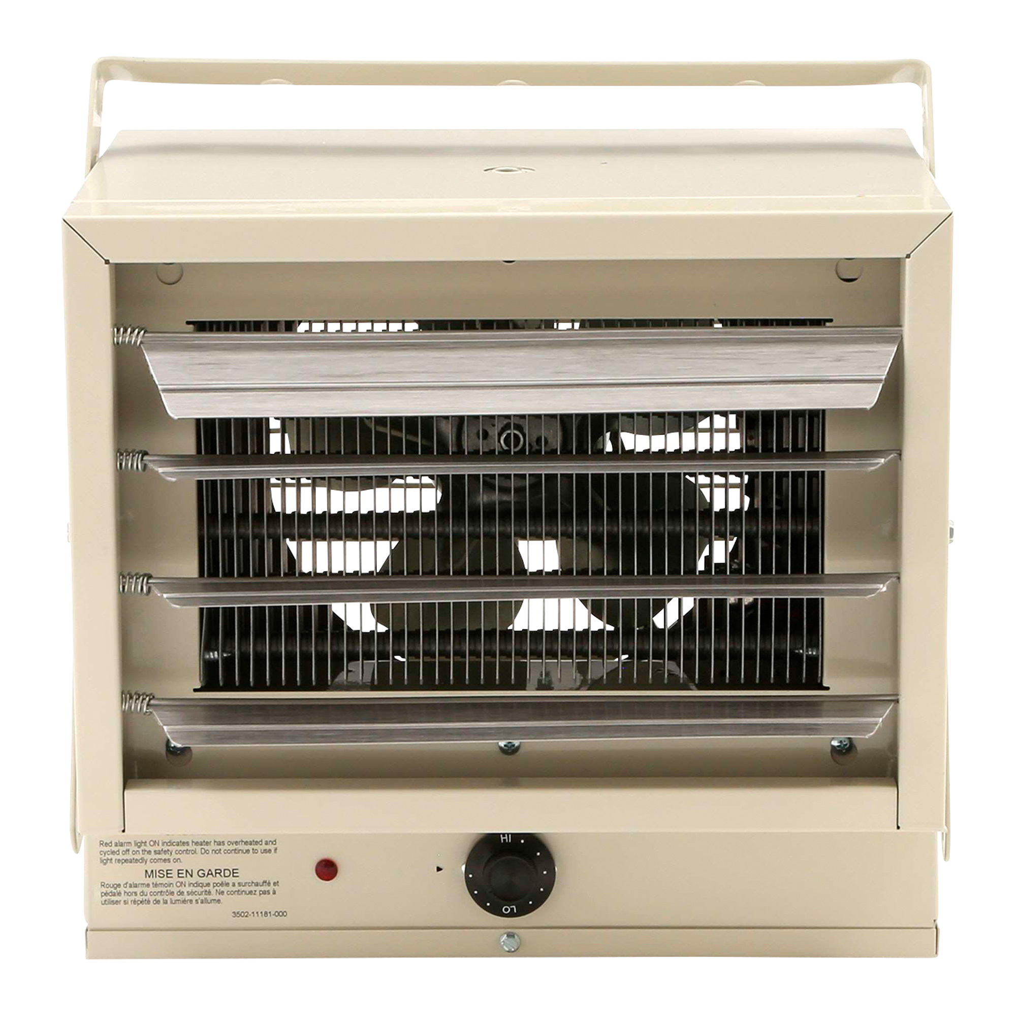 Fahrenheat Ceiling-Mount 5,000 Watt Electric Heater, 17,065 BTU, 240 ...