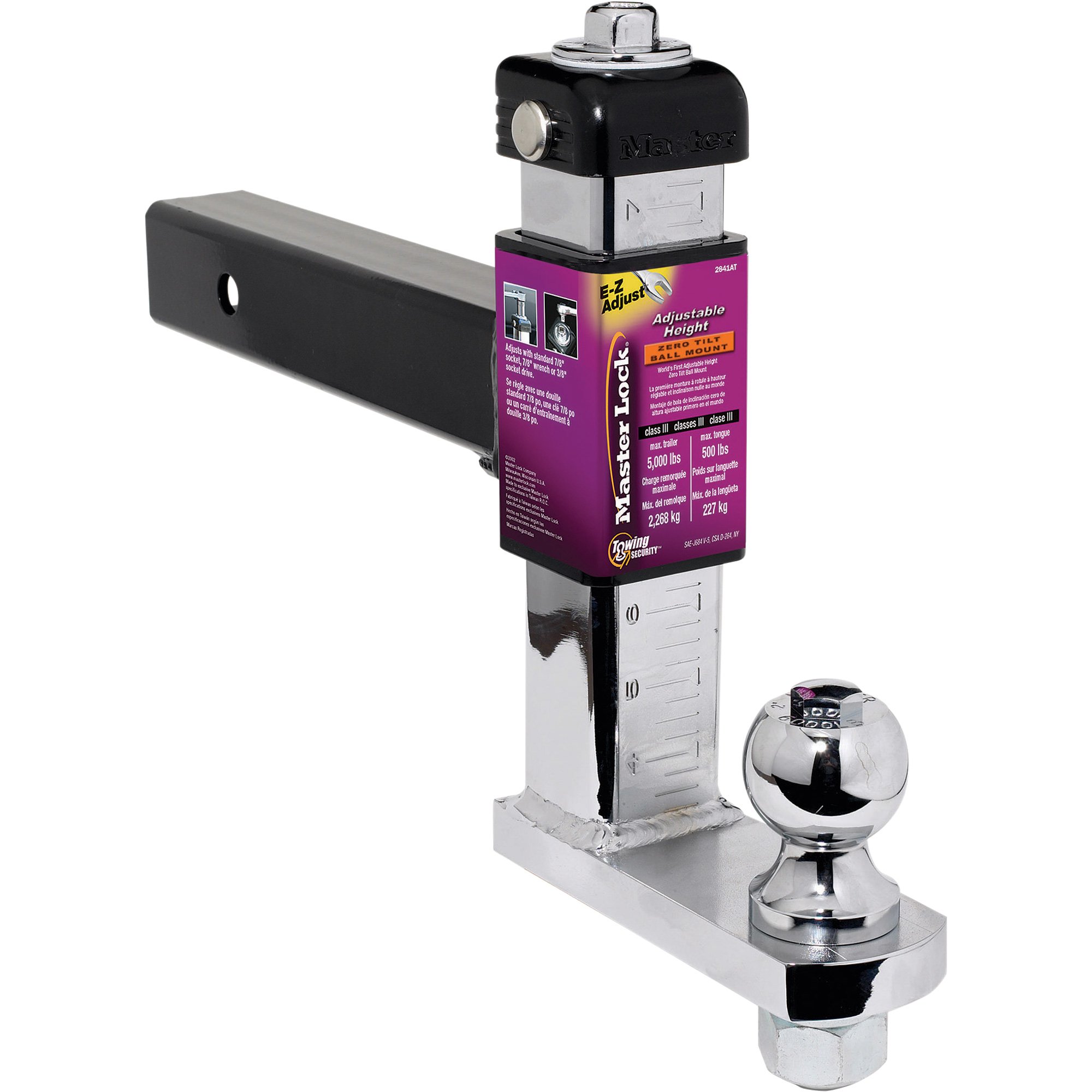 Master Lock Adjustable Height Ball Mount | Northern Tool