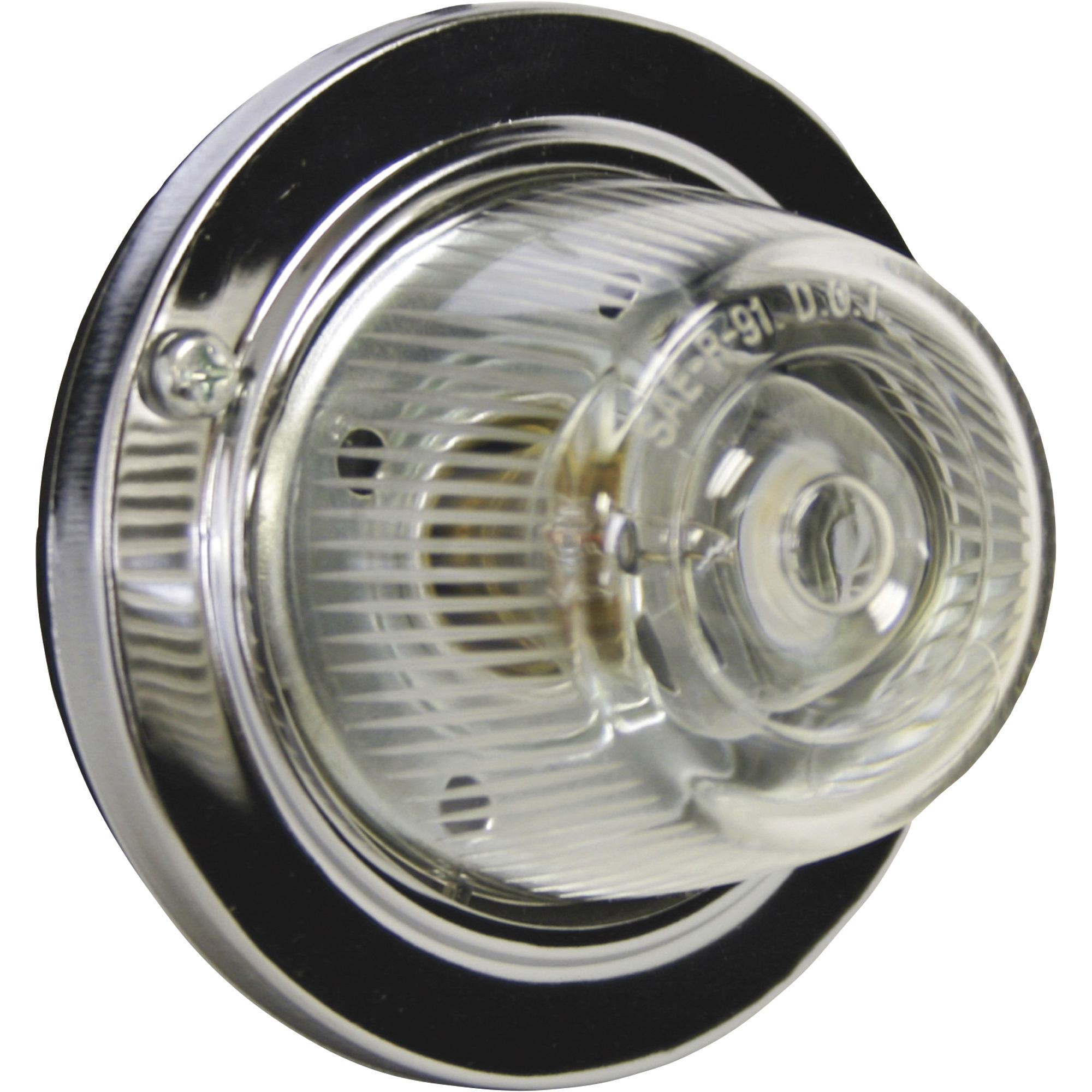 Blazer Incandescent Round Backup Trailer Light — 3 1/4in., Clear, Model ...