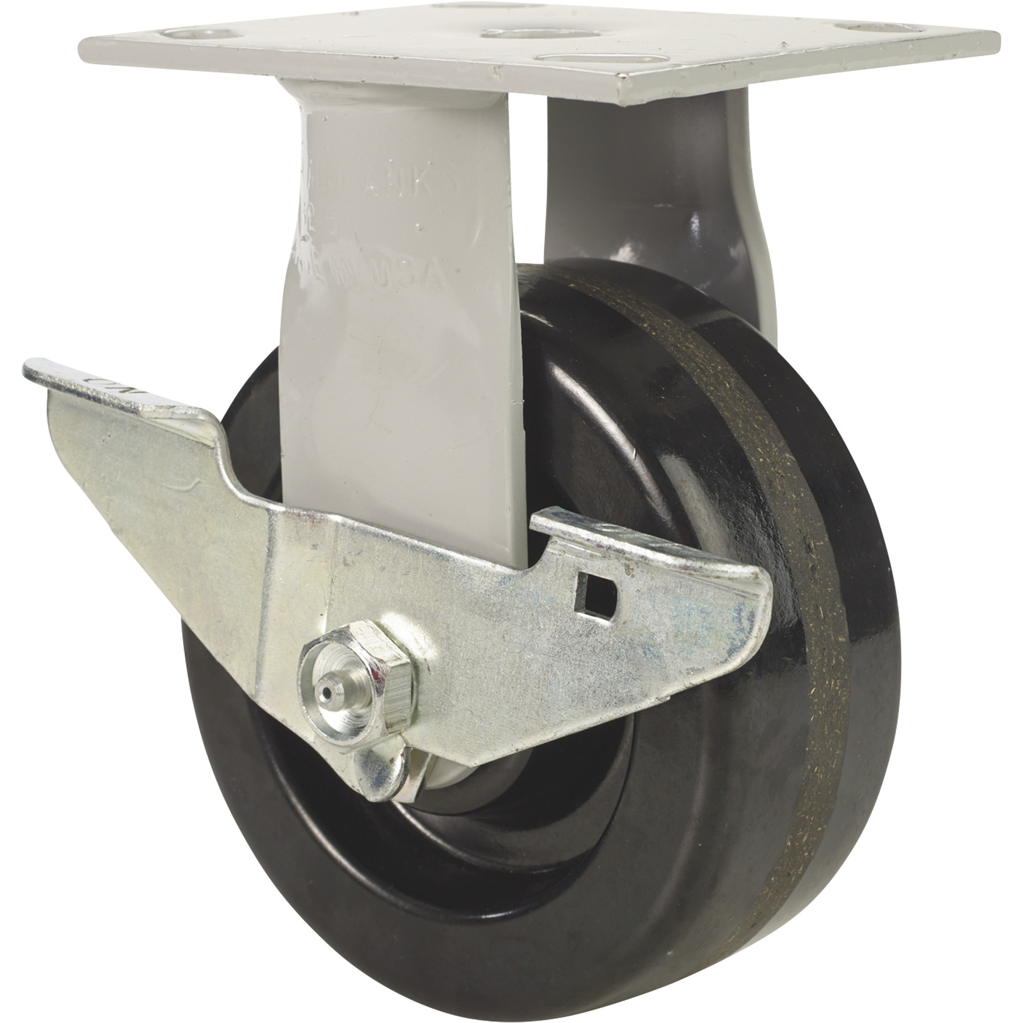 Ironton Standard-Duty 5in. Rigid Polyurethane Caster — 660-Lb. Capacity ...