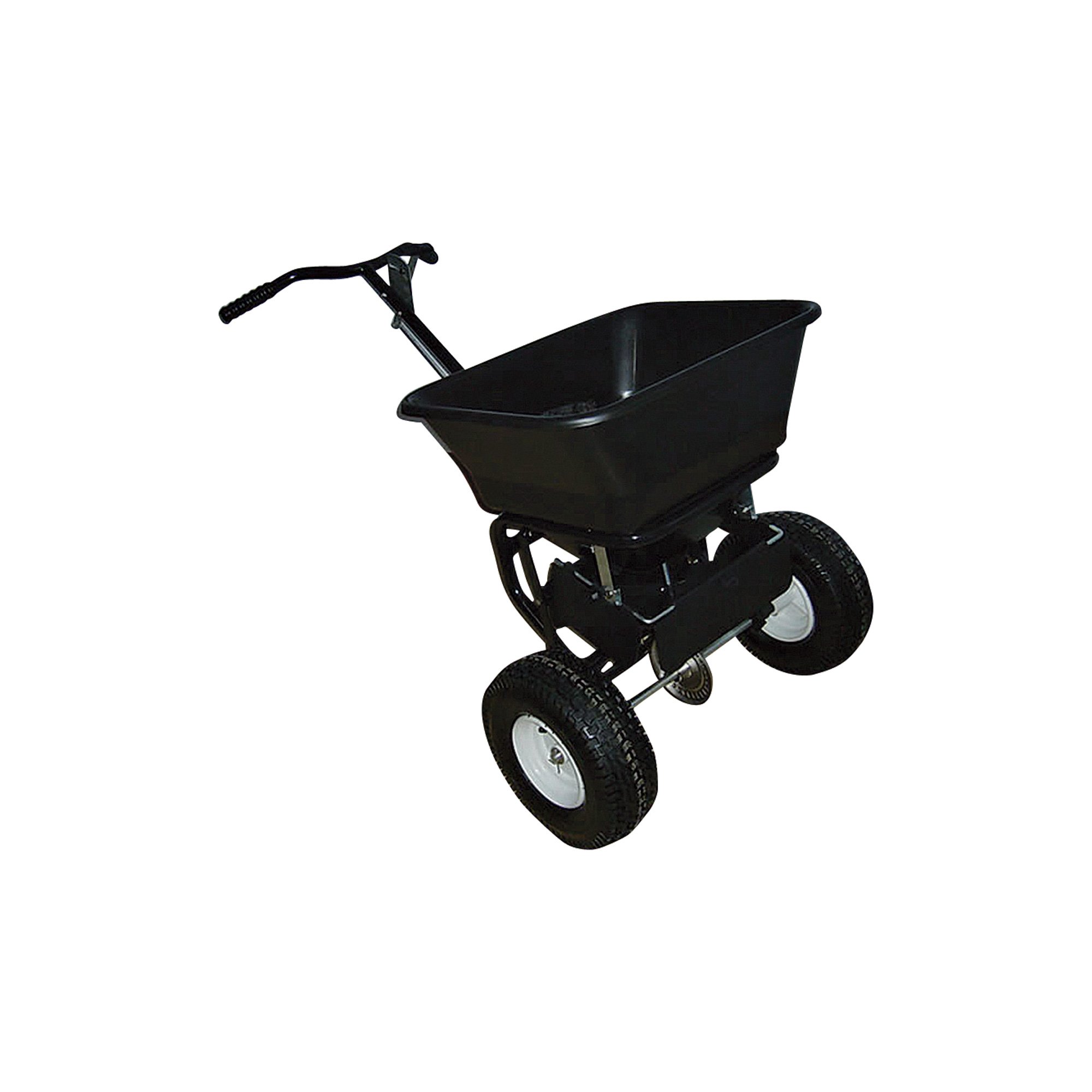 Walk-Behind Salt Spreader — 100-Lb. Load Capacity, 6-ft. Spread Radius ...