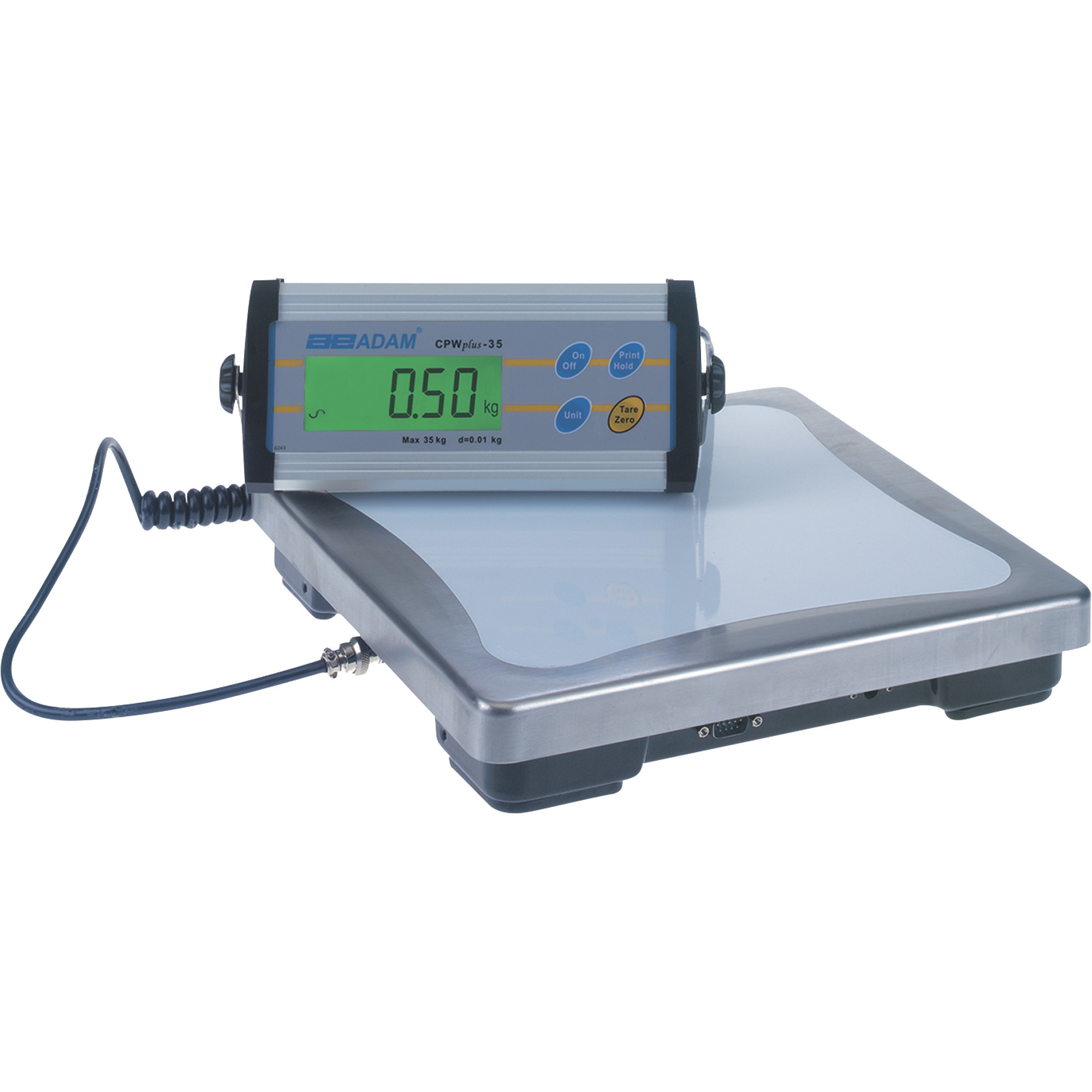 Adam Equipment Electronic Scale with Remote Display — 75-Lb. Capacity ...