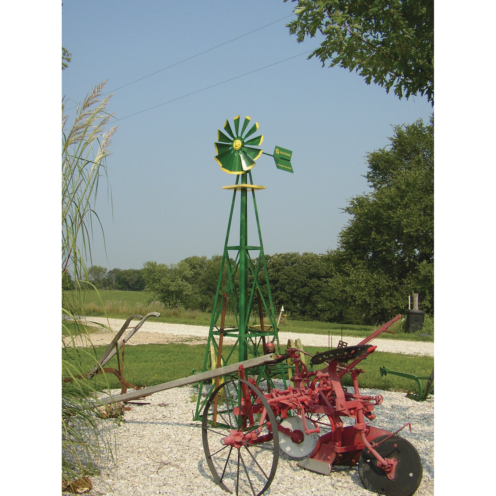 Outdoor Water Solutions Ornamental Backyard Windmill — 12ft.H, John ...