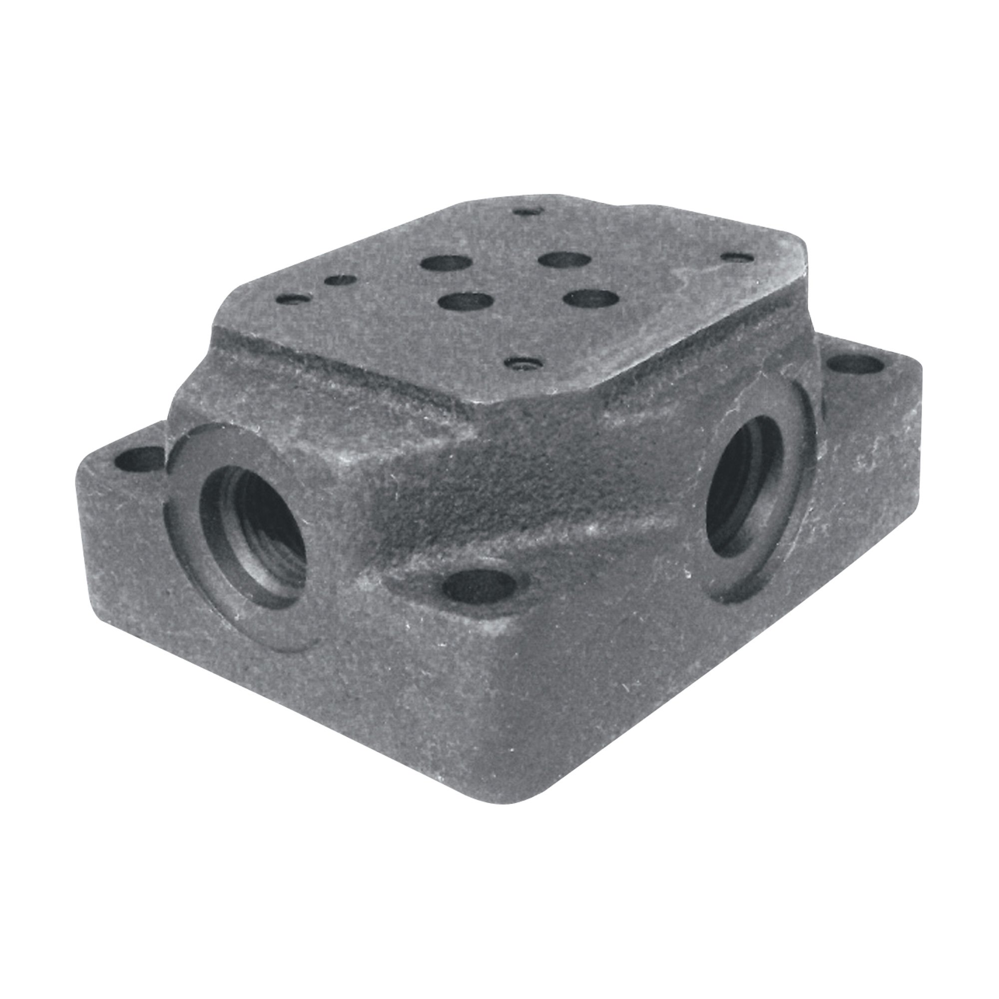 Northman Fluid Power Single-Station Subplate — NFPA D03 Pattern, 3/8in ...