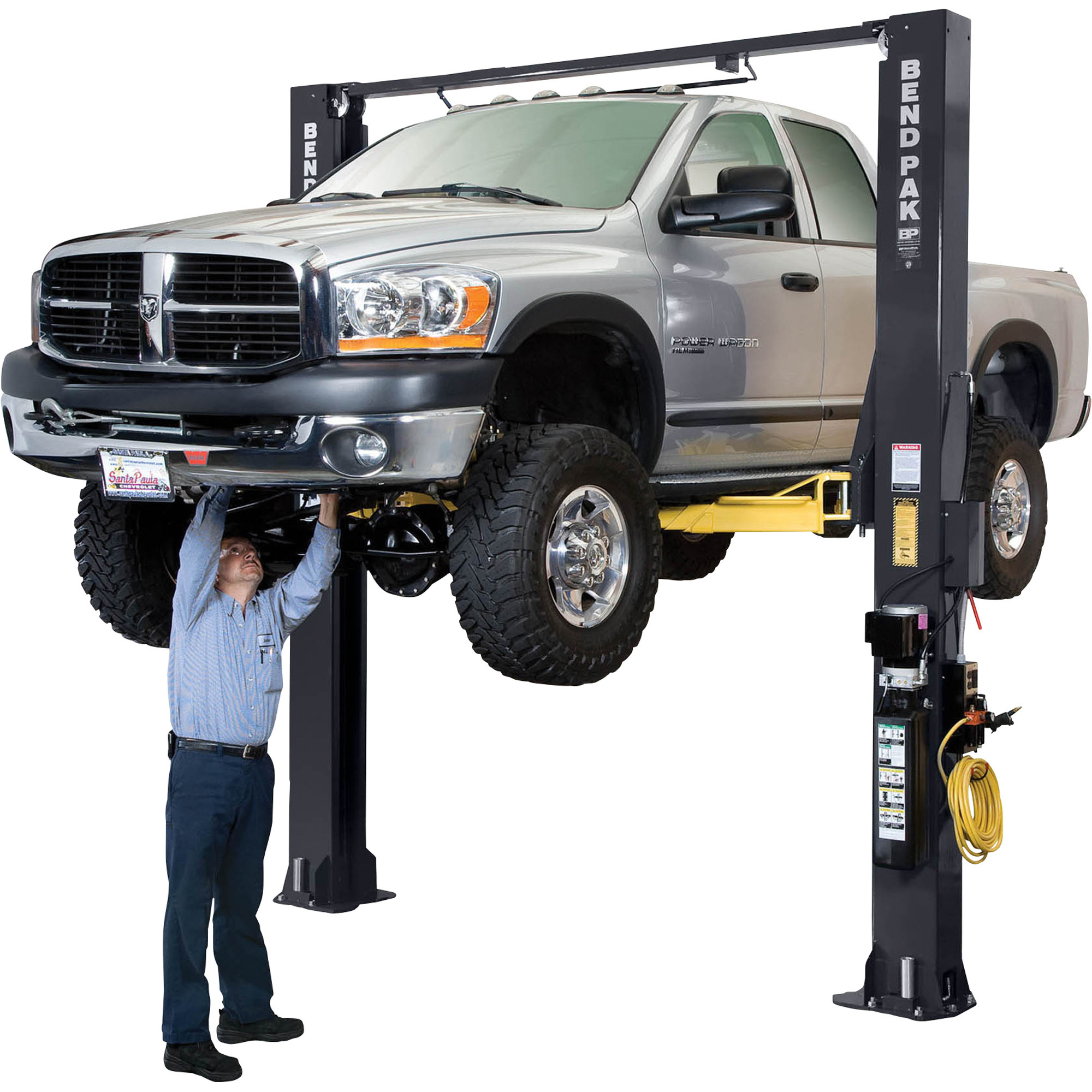 BendPak 2-Post Telescoping Low-Pro Lift, 10,000-Lb. Capacity, Model ...