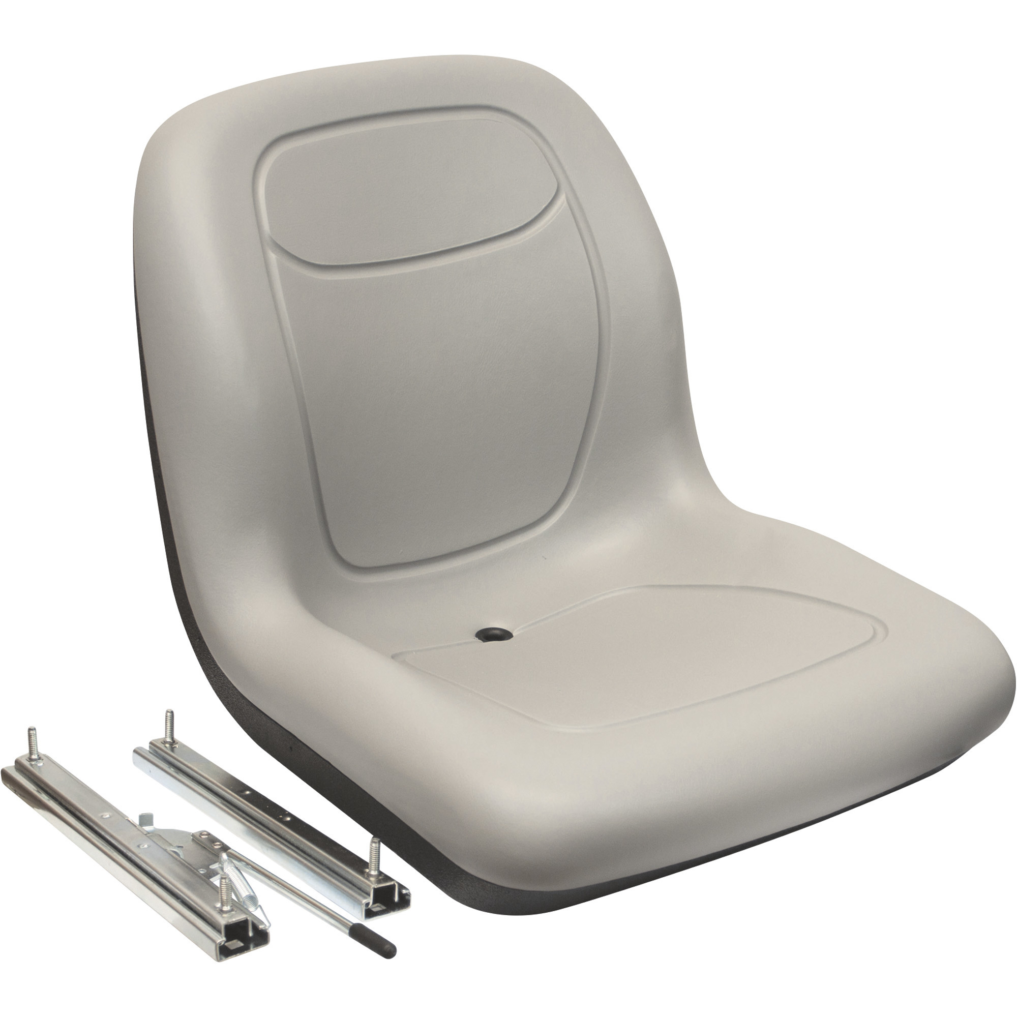 Milsco XB180 Seat with Slide Rails Replacement for Skid-Steer Seats ...