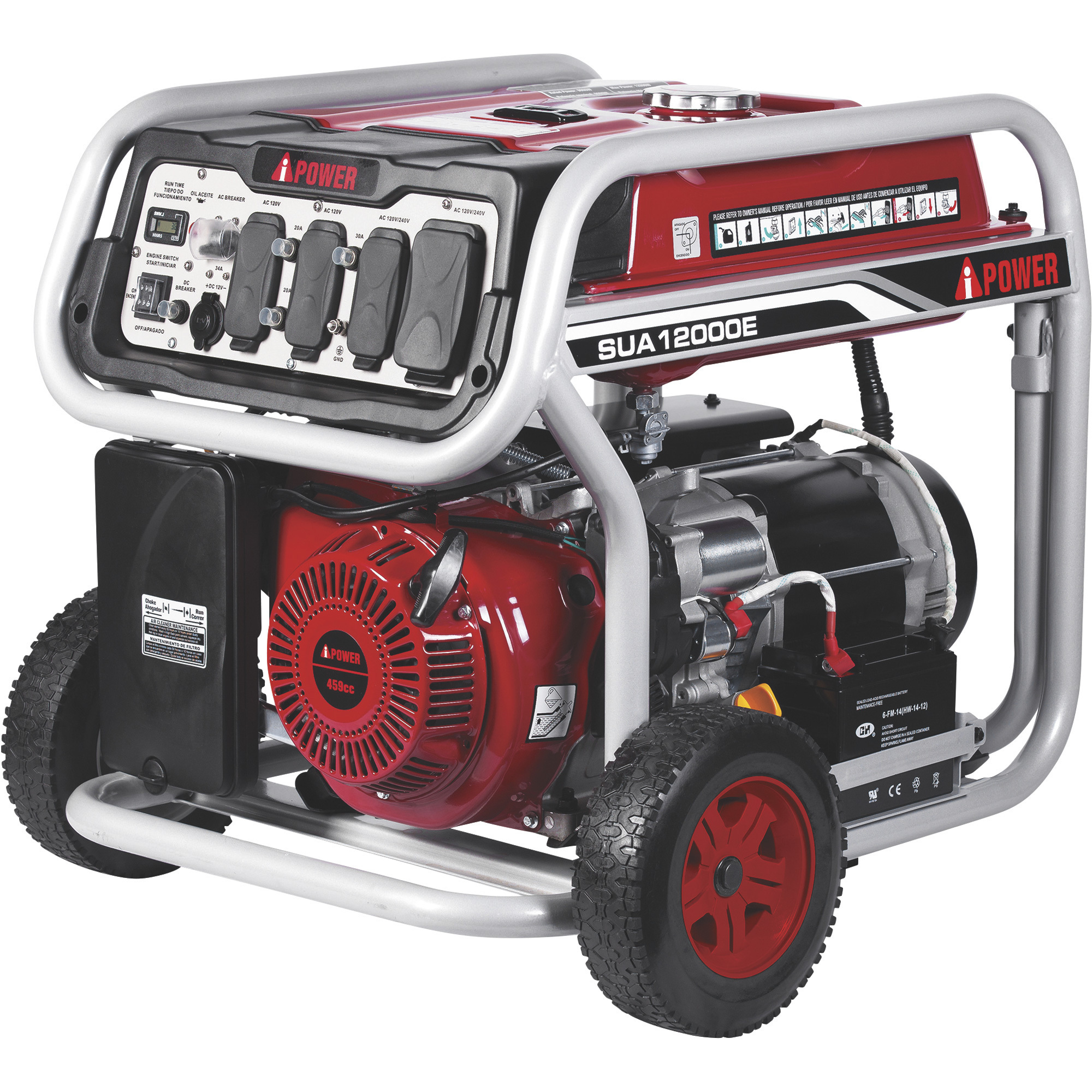 Coleman Portable Generator with Electric Start — 6250 Watt, Model ...