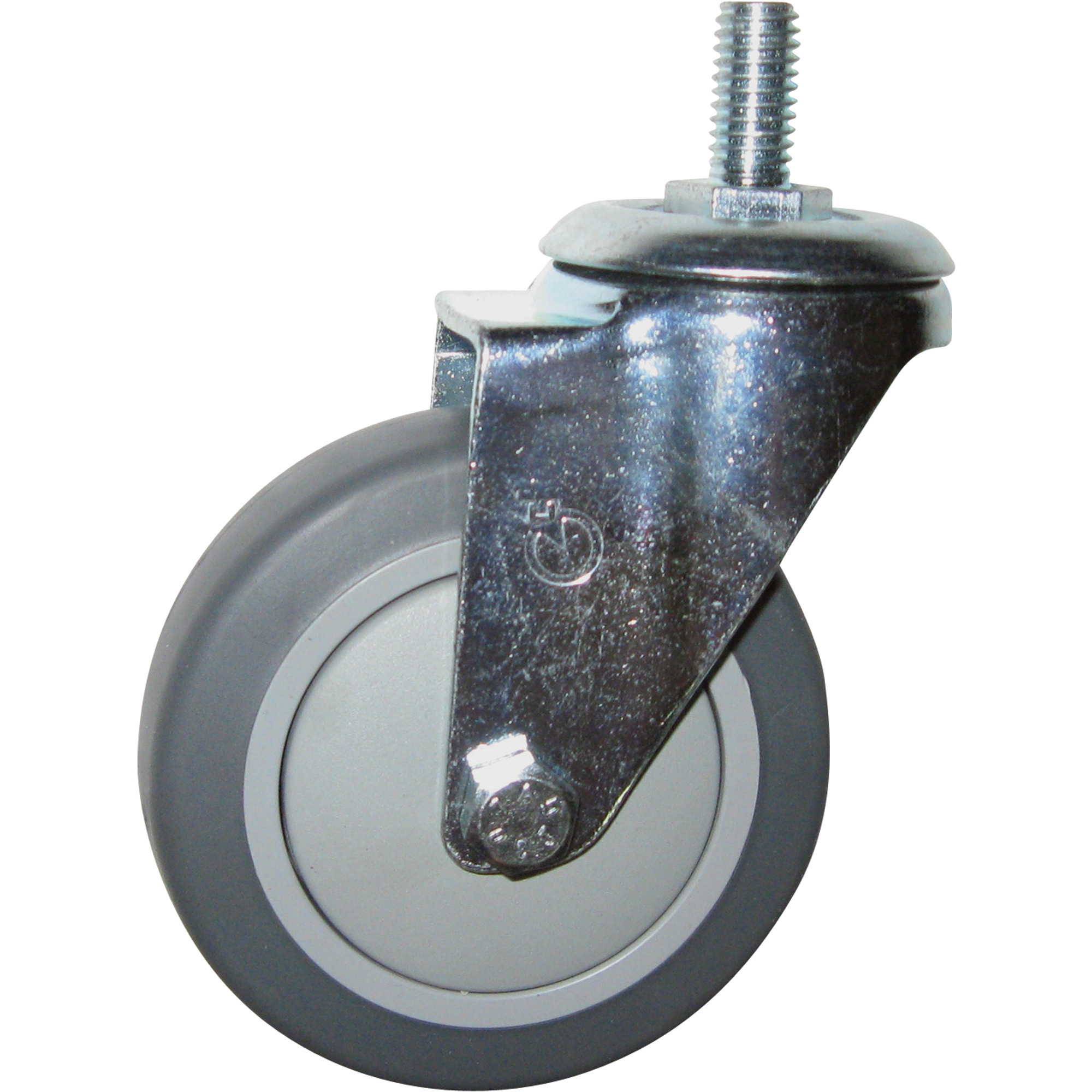 Strongway 3in. Swivel Dual-Wheel Caster with Brake, 330-Lb. Capacity ...