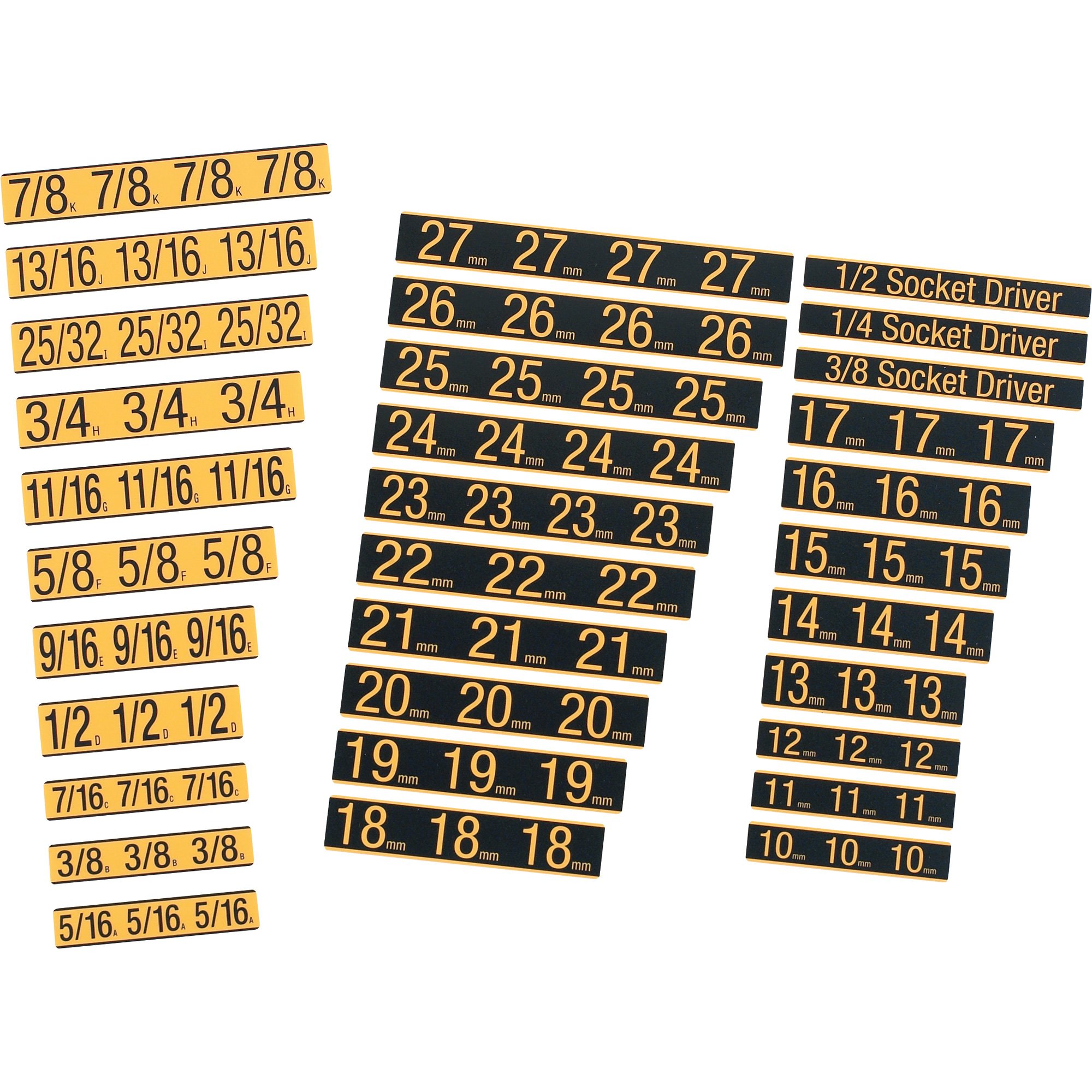 ToolTagz Socket Organizer Labels | Northern Tool