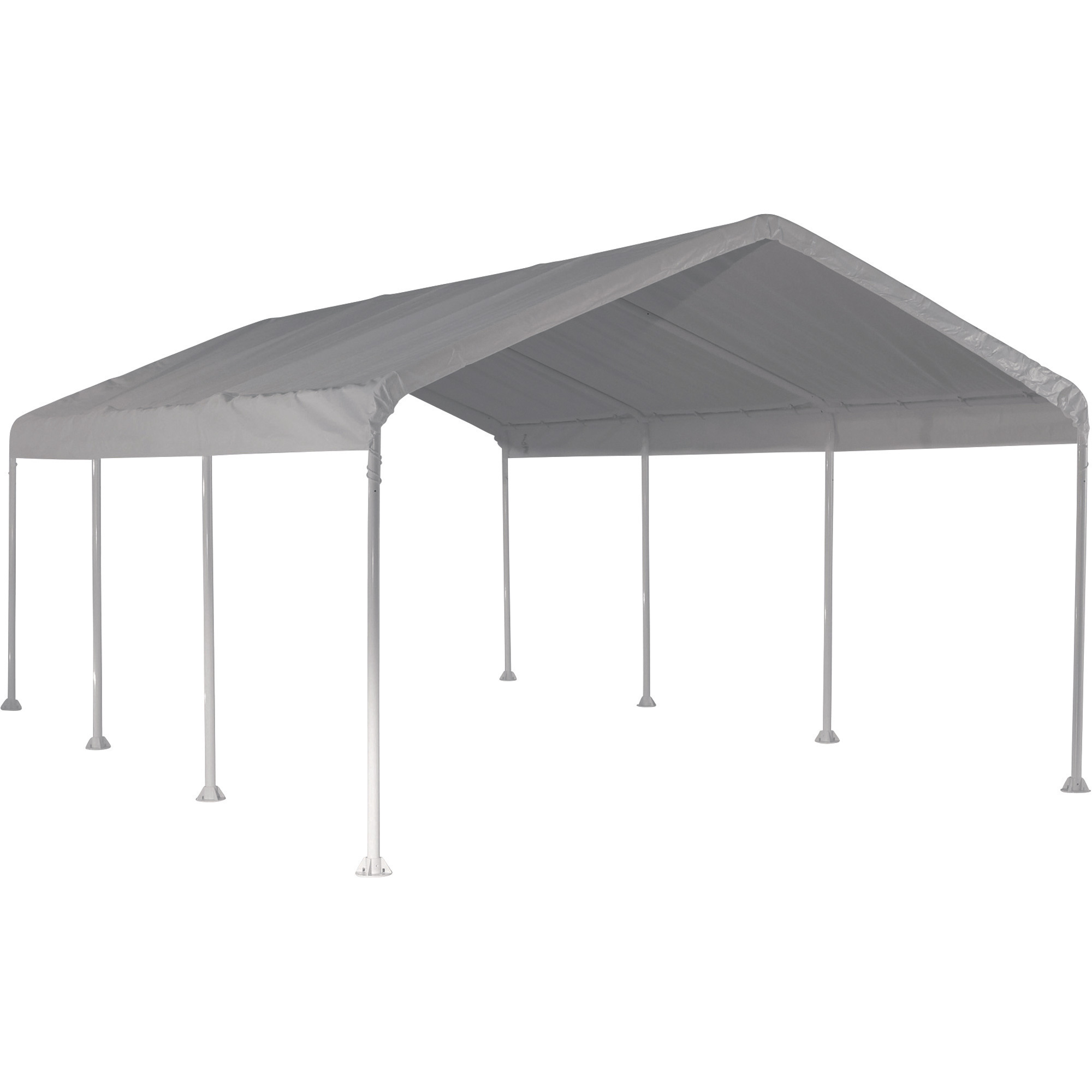 ShelterLogic 2-in-1 MaxAP Outdoor Canopy Tent — 20ft.L x 10ft.W, White ...