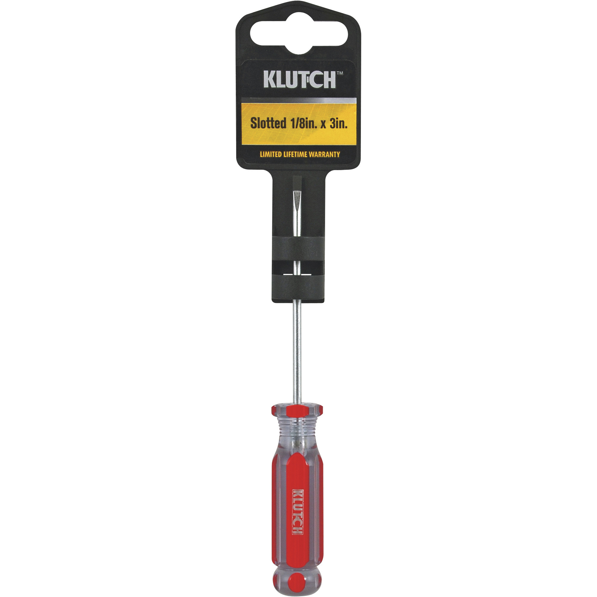 Klutch Slotted Screwdriver — 1/8in. x 3in. | Northern Tool