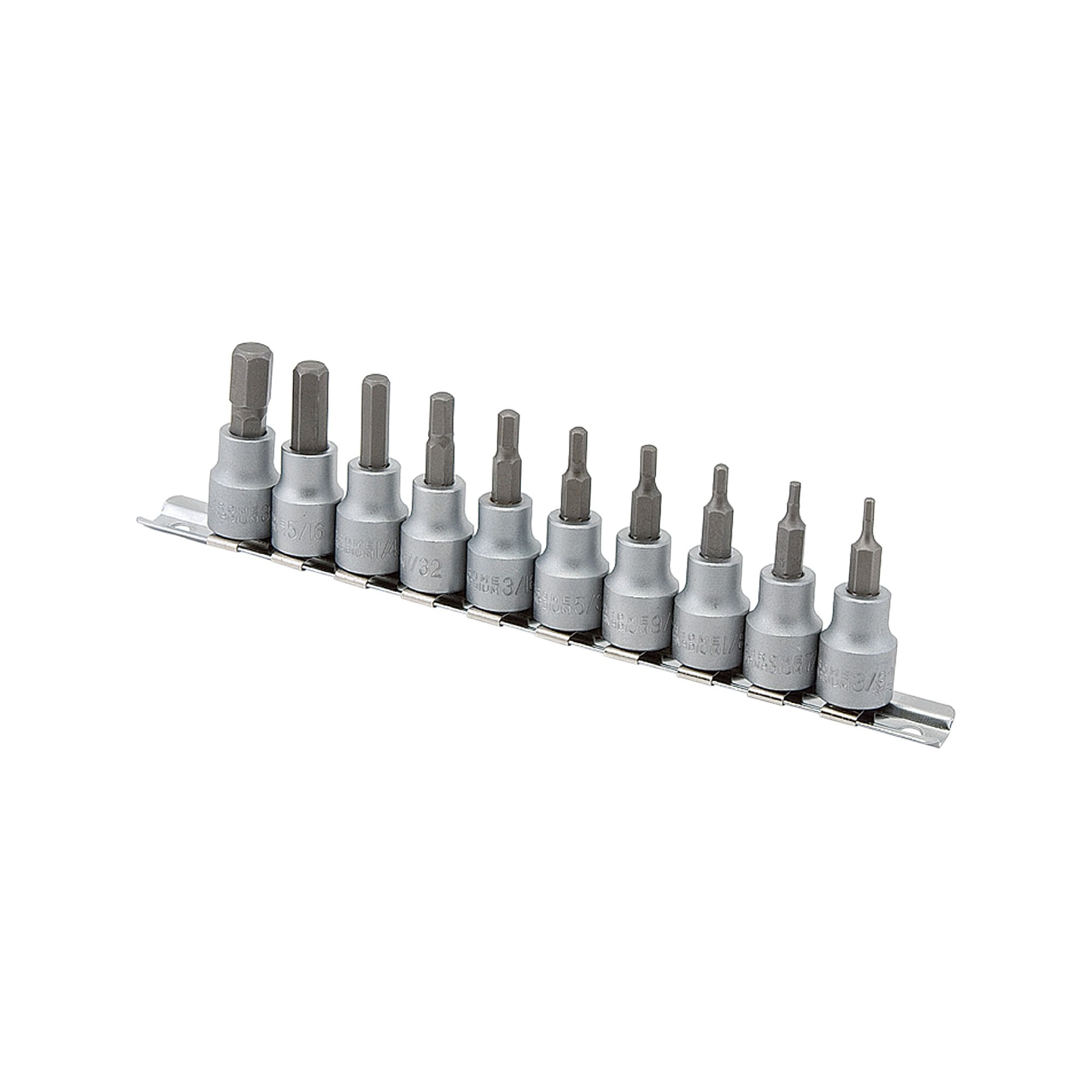 Titan SAE Hex Bit Sockets — 3/8in. Drive, 10-Pc. Set | Northern Tool