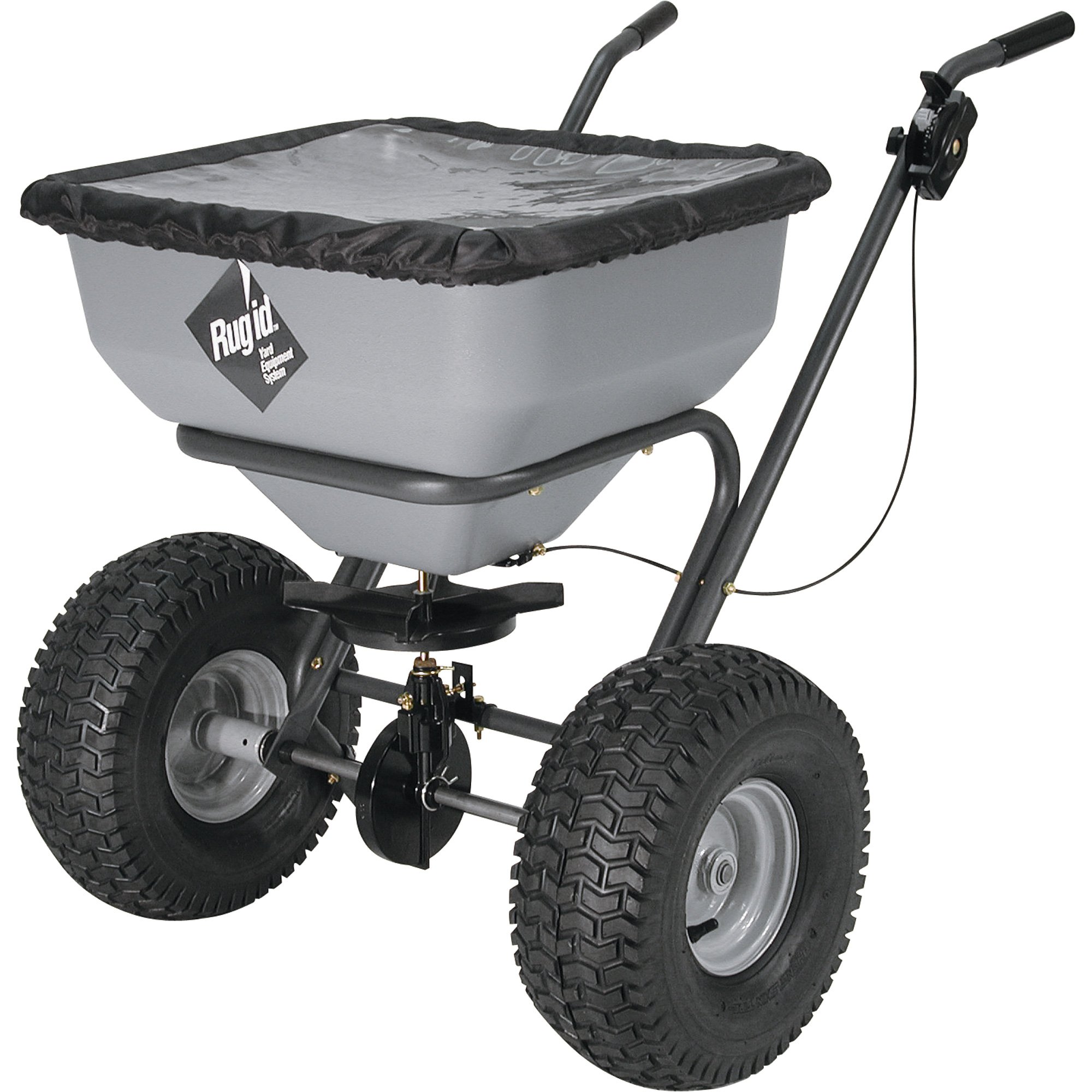 Rugid Walk-Behind Broadcast Spreader — 130-Lb. Capacity, Model ...