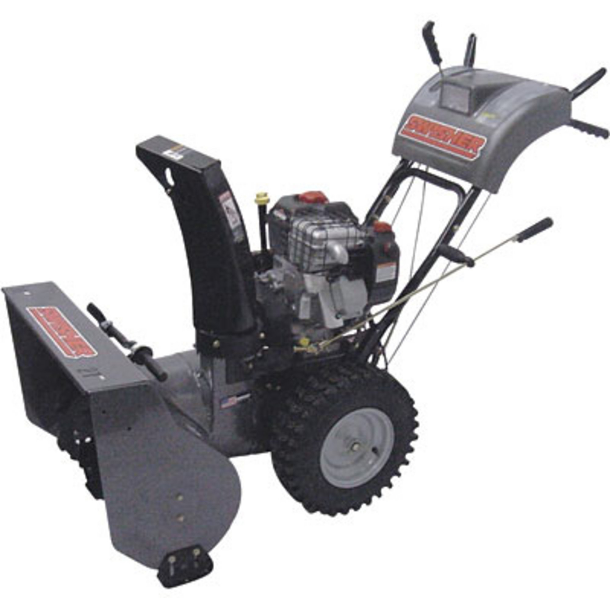 Swisher Two-Stage Snowthrower w/Electric Start and Headlight — 27in ...