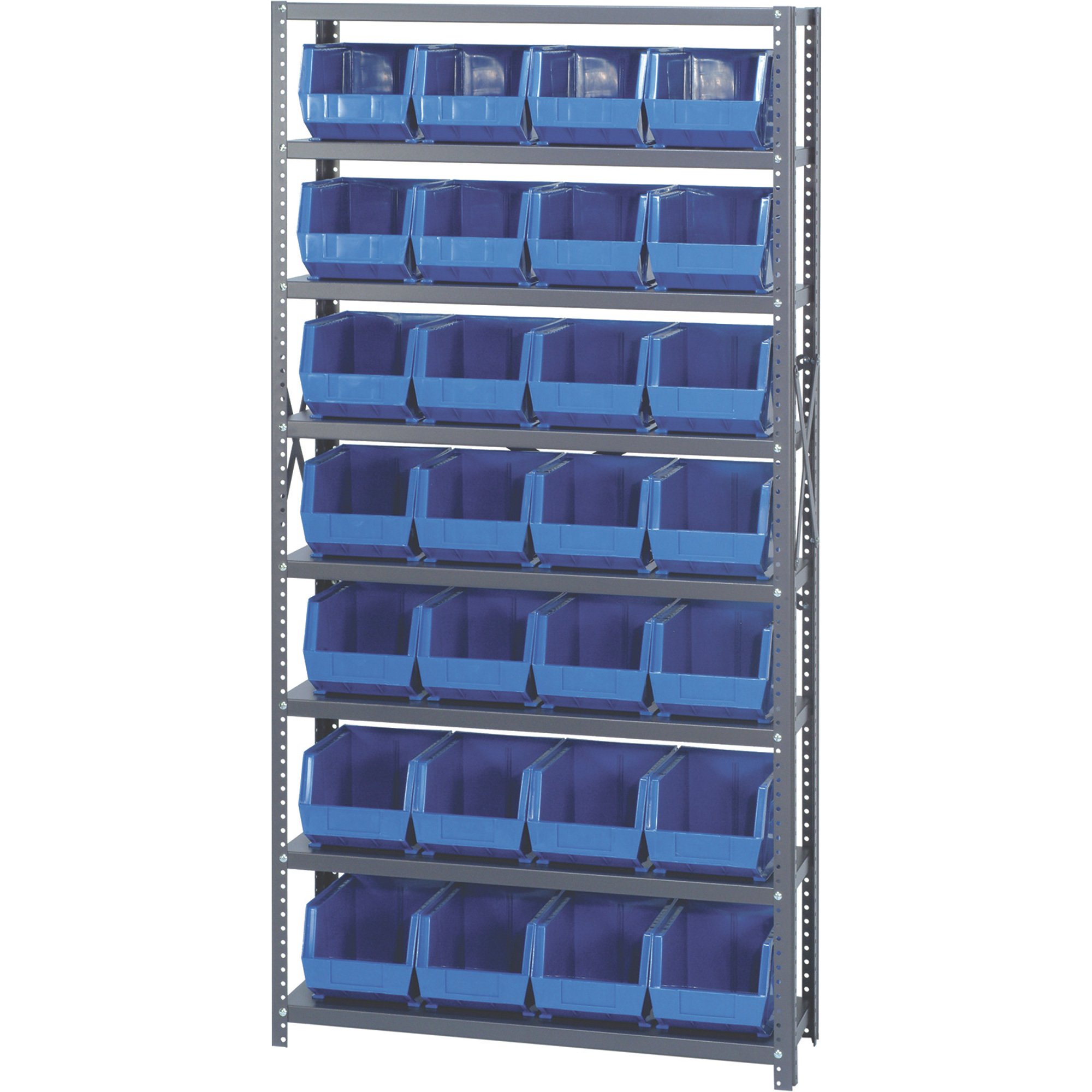 Quantum Storage Bin Complete Package Unit — 12in. x 36in. x 75in. Rack ...