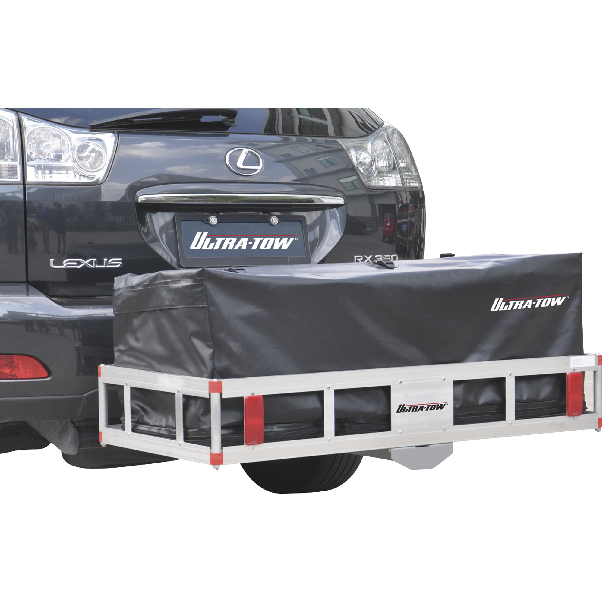 Ultra-Tow Aluminum Hitch Cargo Carrier with Ramp, 500-Lb. Capacity ...