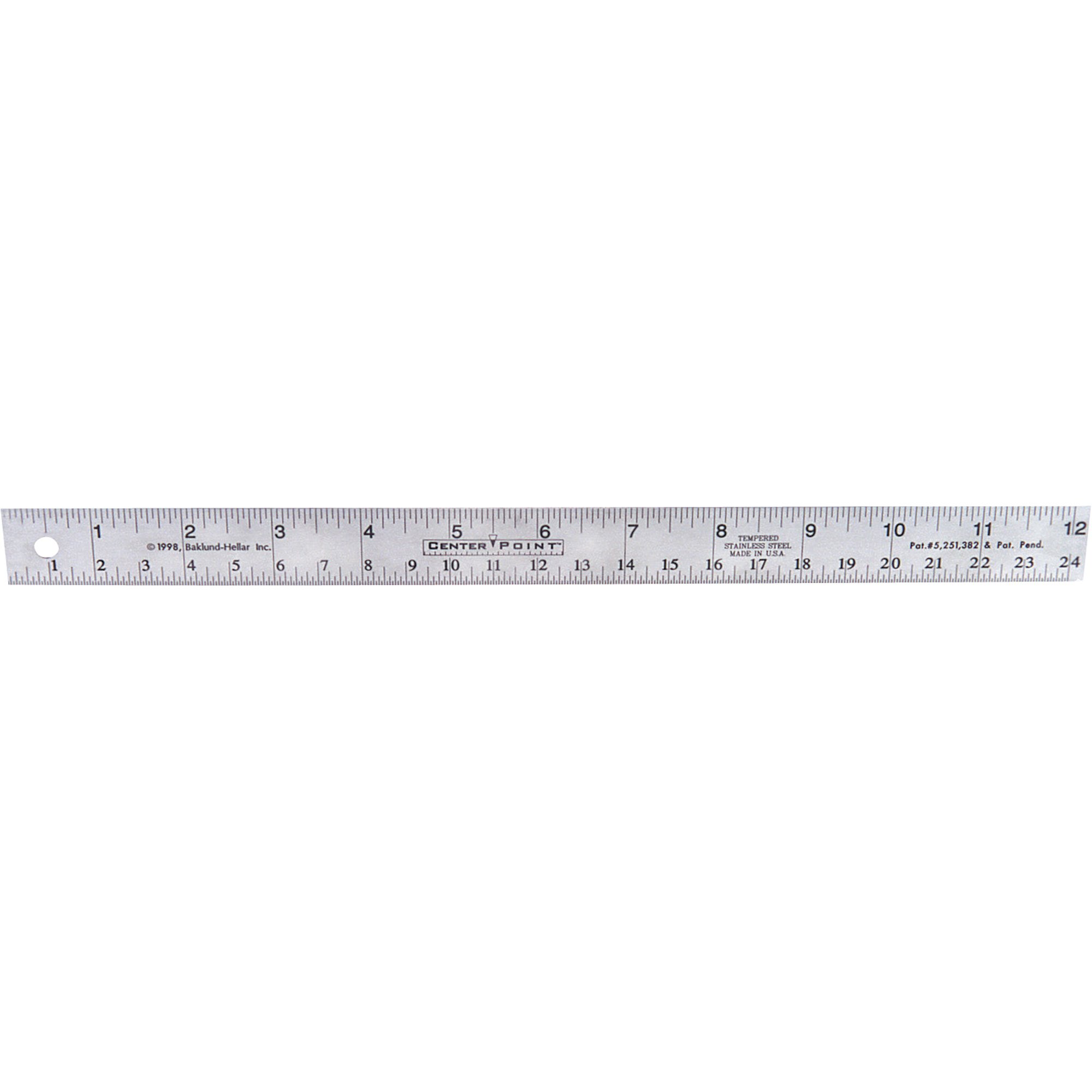 US Tape Centerpoint Ruler — 12in. Length | Northern Tool