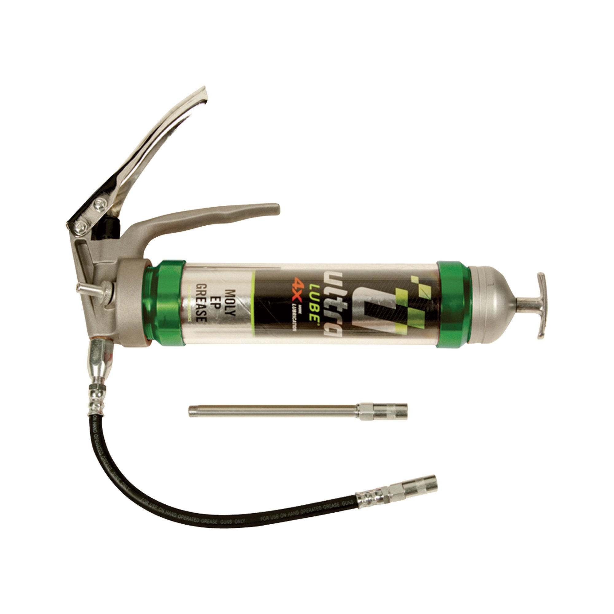 Plews UltraView Clear Tube Professional Pistol Grip Grease Gun — 5,000 ...
