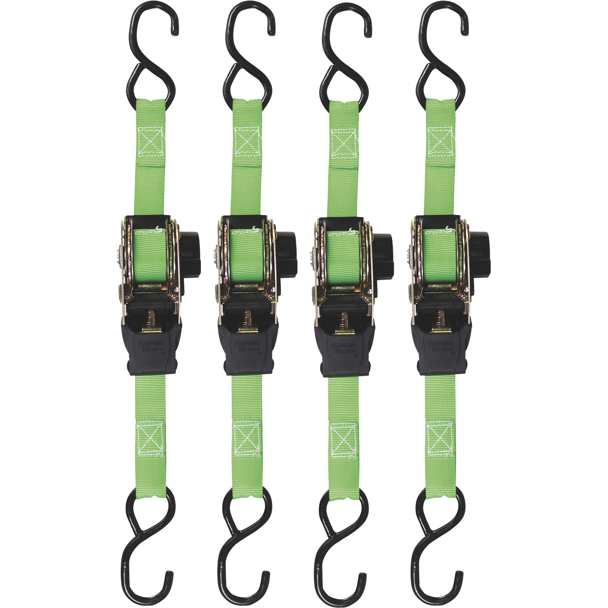 Buyers Products Ratchet Tie-Downs — 2-Pk., 1,500-Lb. Breaking Strength ...