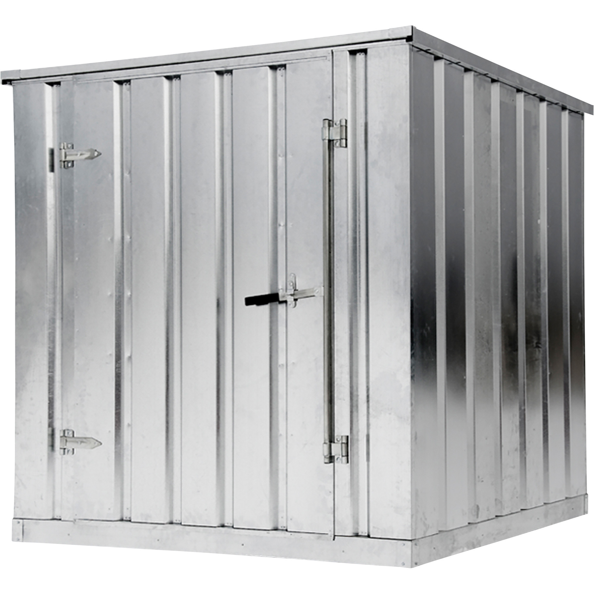 West Galvanized Storage Building Container Kit, 2,000-Lb. Capacity, 275 ...