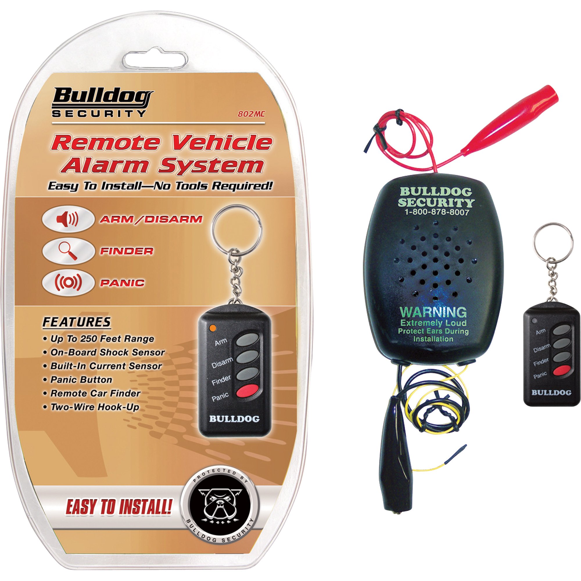 Bulldog Security Vehicle Remote Alarm System, Model# 802 | Northern Tool