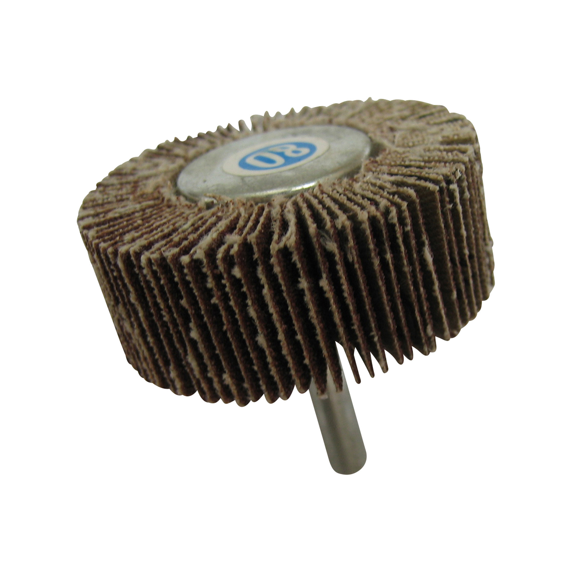 Klutch Flap Wheel, 60 Grit, 1 1/2in. x 1in., 1/4in. Hex Shaft, Model ...