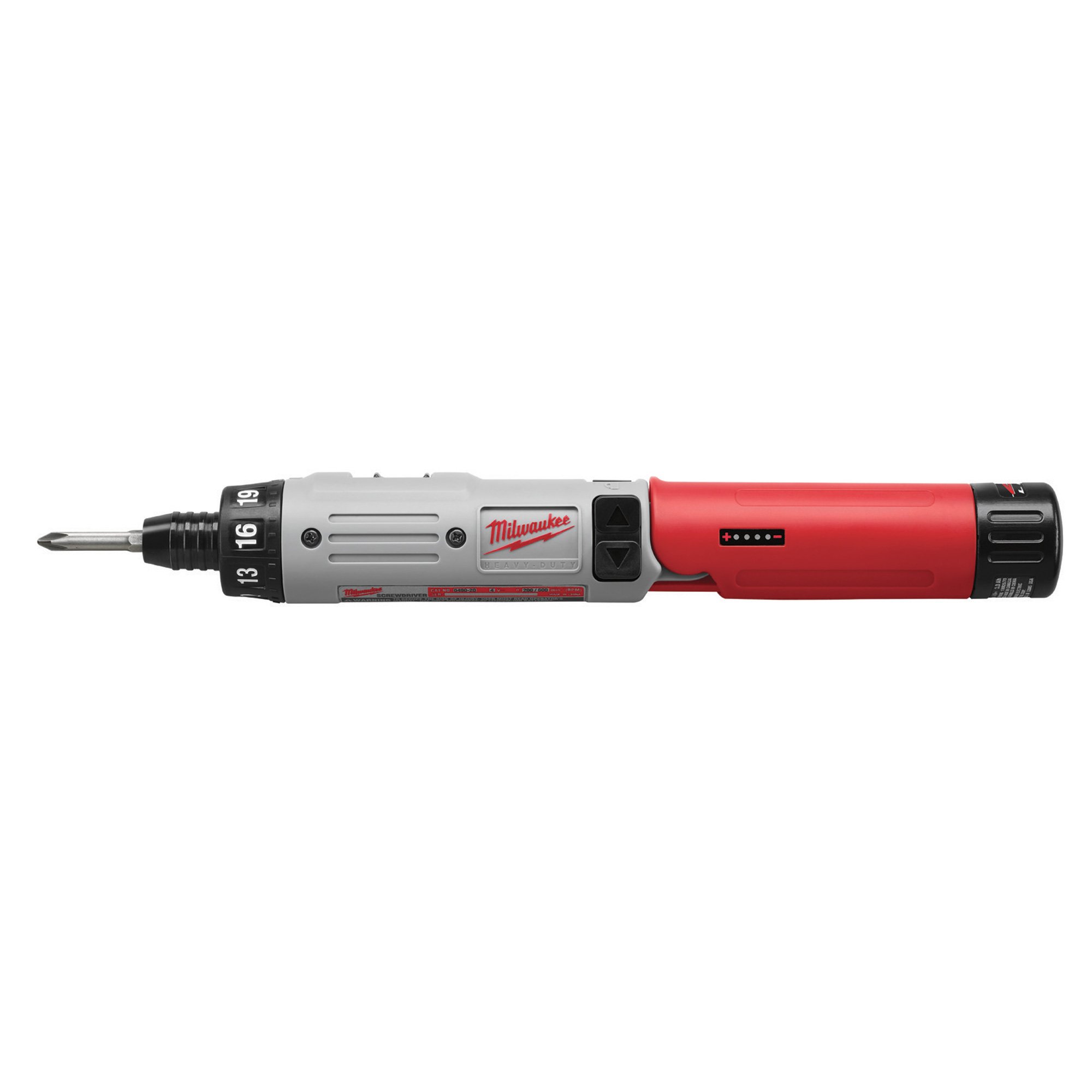 Milwaukee 4 Volt Cordless Lithium Ion Screwdriver — Model# 0490-22 ...