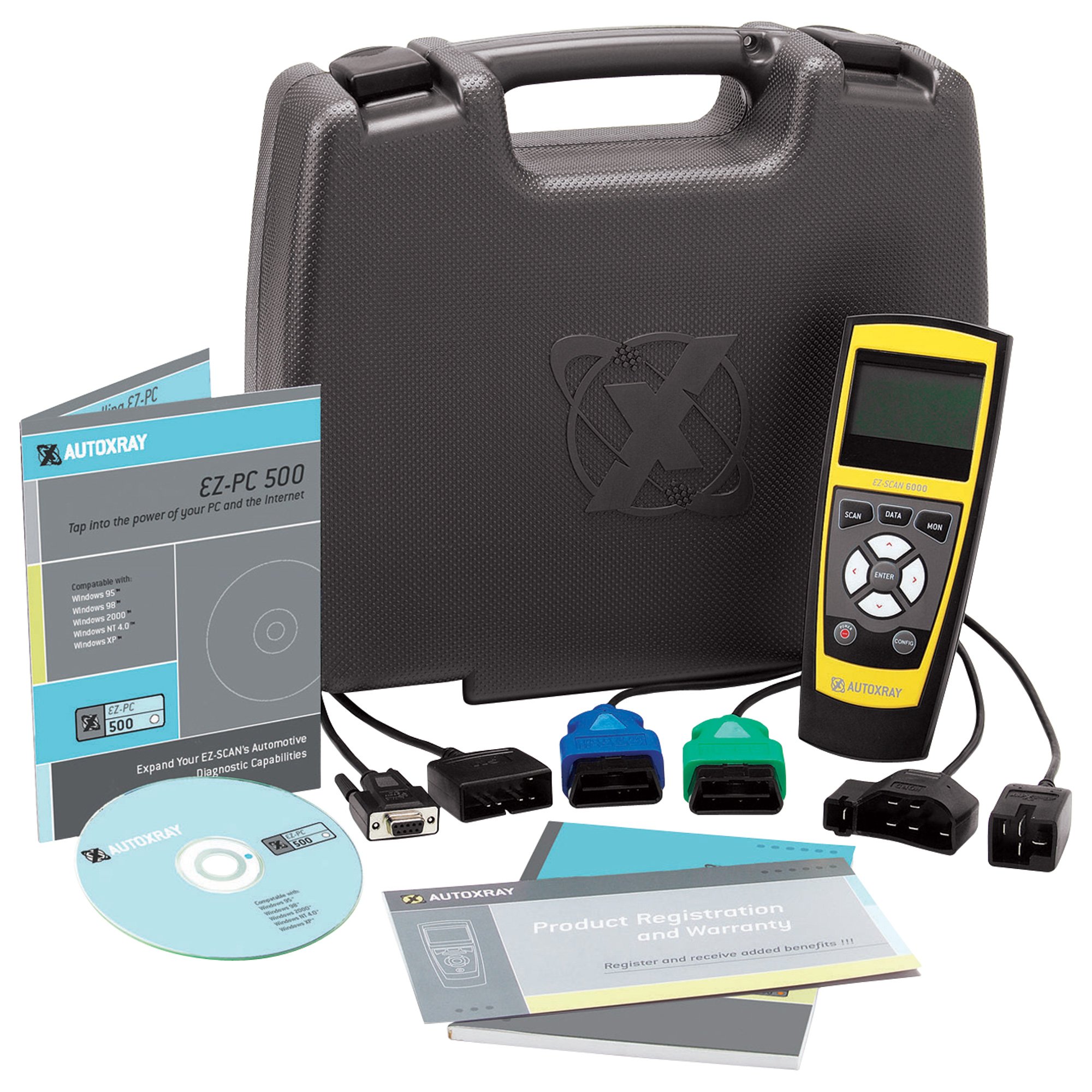 AutoXray OBD I and OBD II Scanner — EZ Scan 6000, Model# 6000 ...