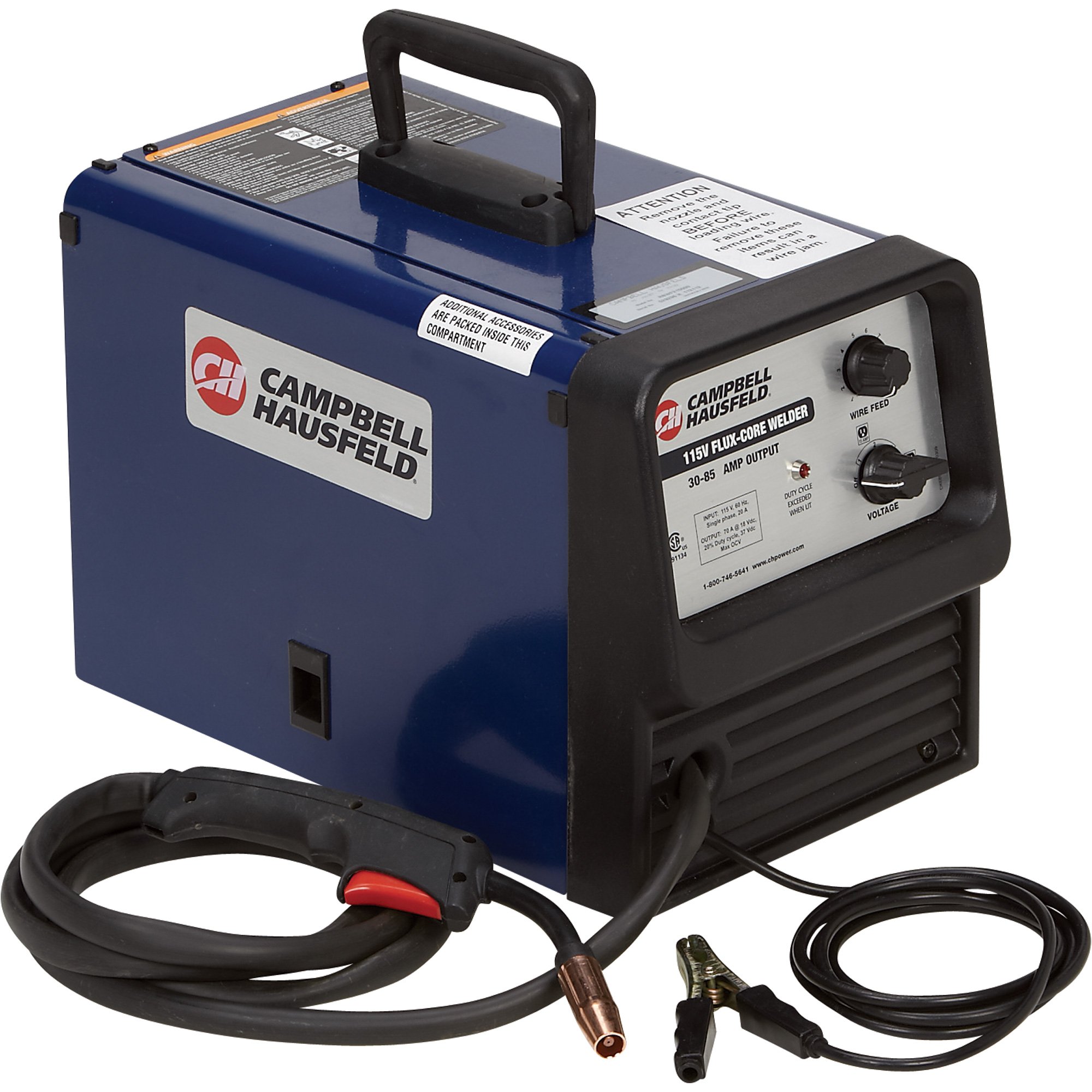 Campbell Hausfeld Reconditioned Flux-Core Wire Feed Stick Welder — 115 ...