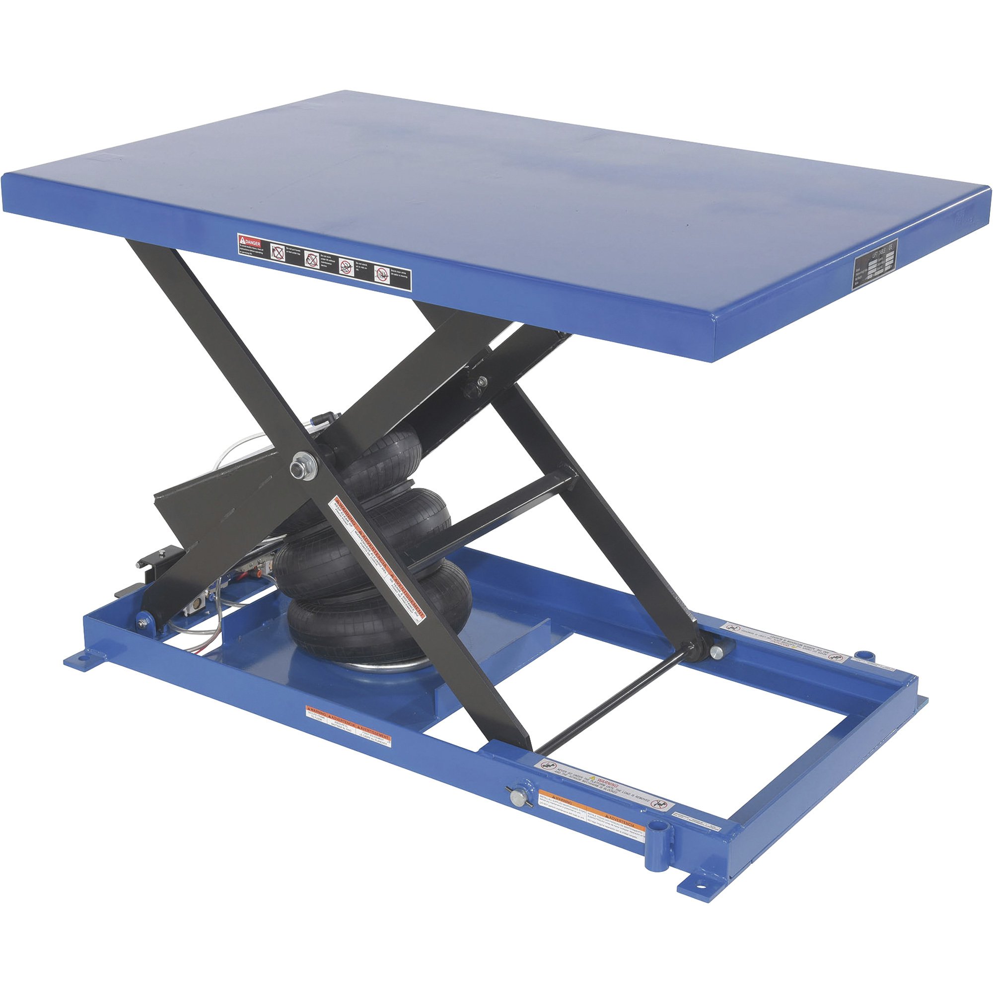 Vestil Pneumatic Scissor Lift Table, 200-Lb. Capacity, Model# AT-10 ...