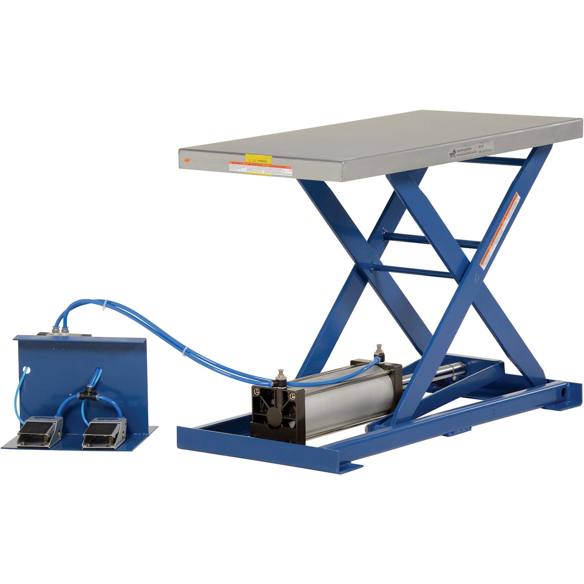Vestil Pneumatic Scissor Lift Table - 200-Lb. Capacity, 39.5in. x 19 ...
