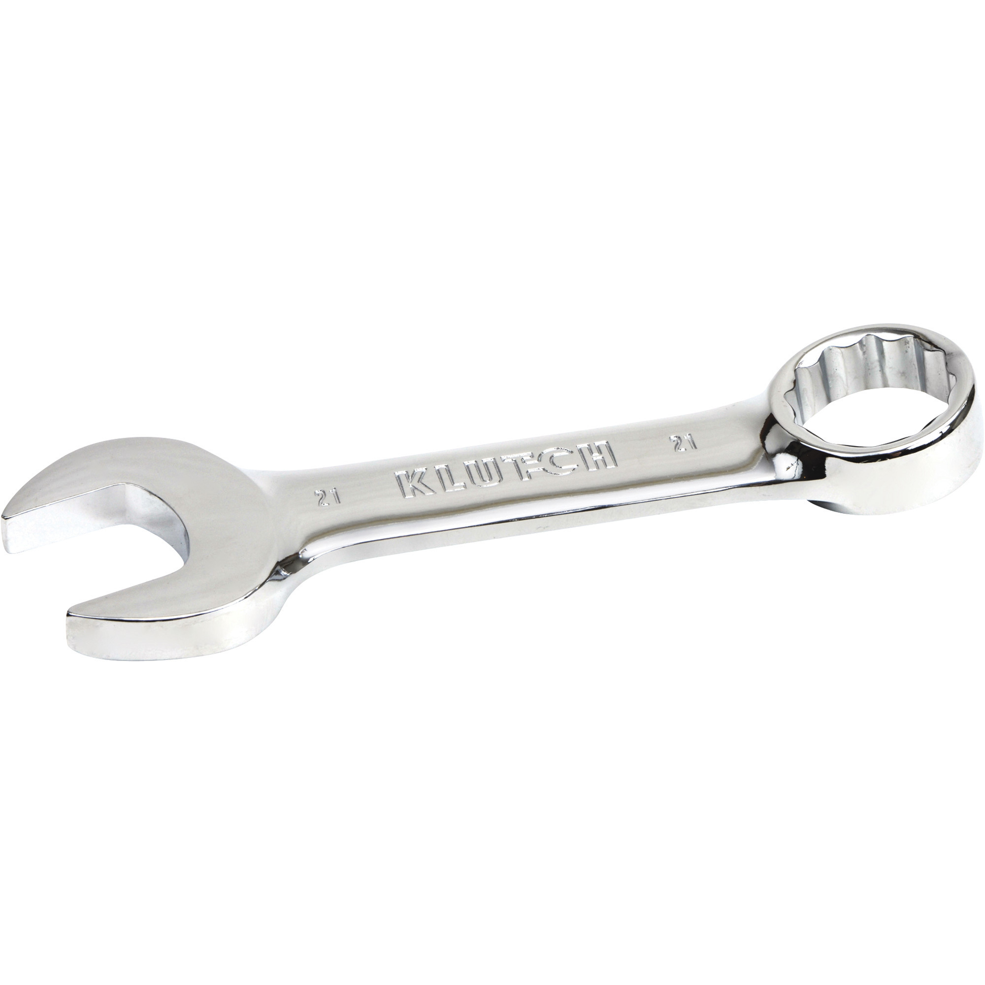 Klutch Stubby Combination Wrench, Metric, 21mm | Northern Tool
