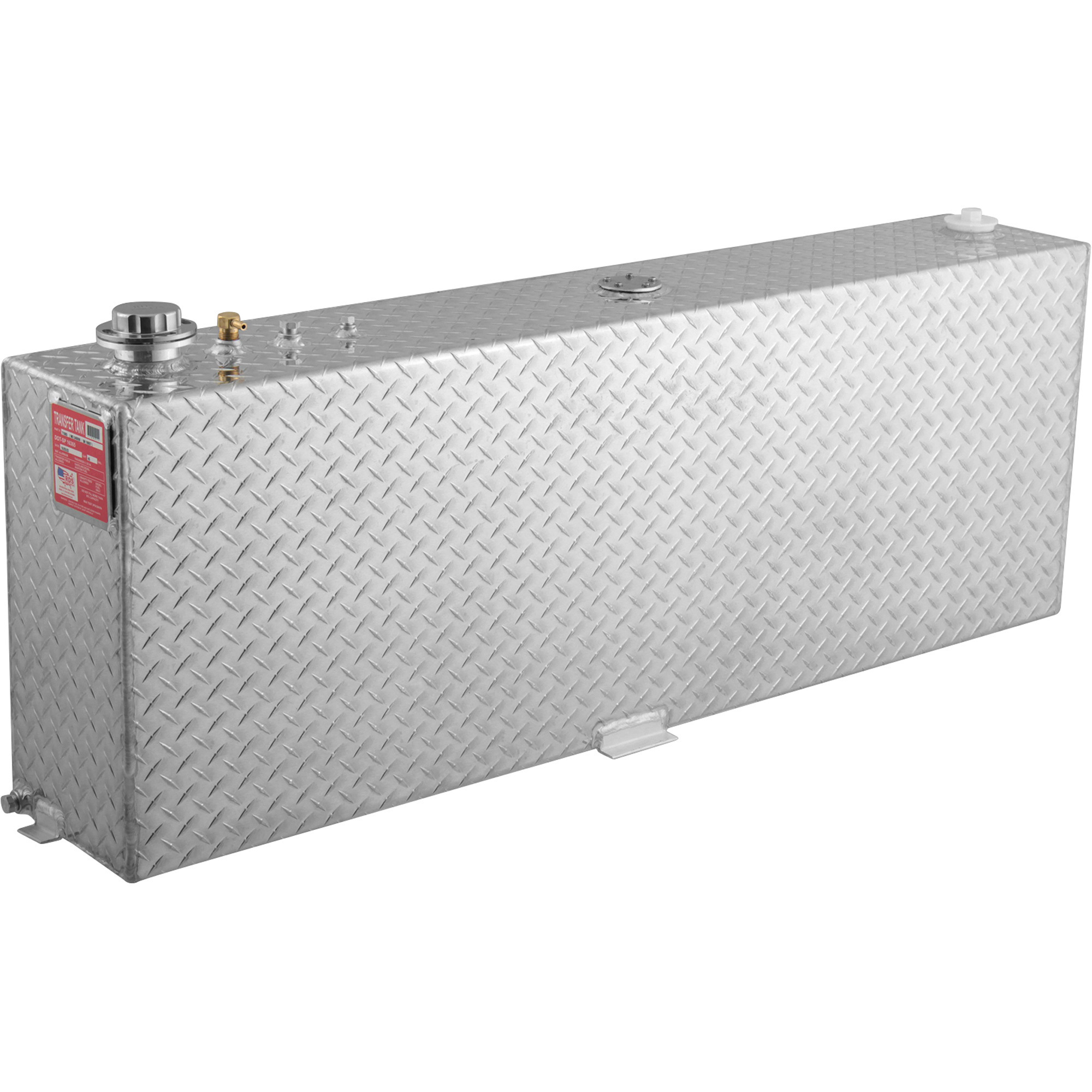RDS Aluminum Transfer Fuel Tank, 45-Gallon, Vertical, Diamond Plate ...
