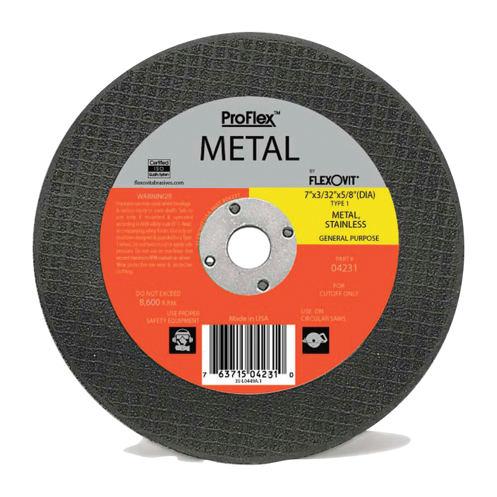 Flexovit Circular Saw Wheel — 7in. Dia. | Northern Tool