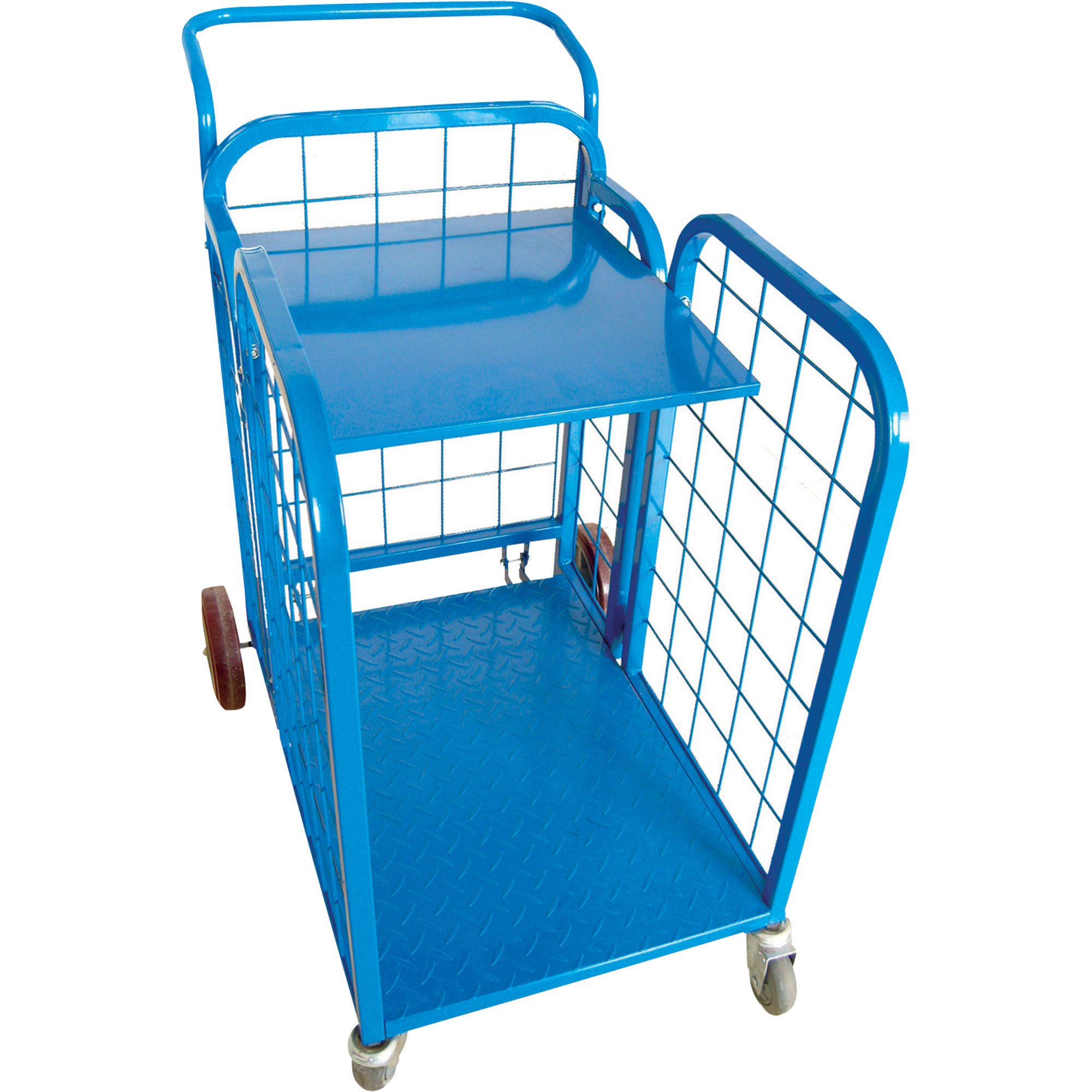 Northern Industrial Folding Steel Stock Cart — 750-Lb. Capacity ...