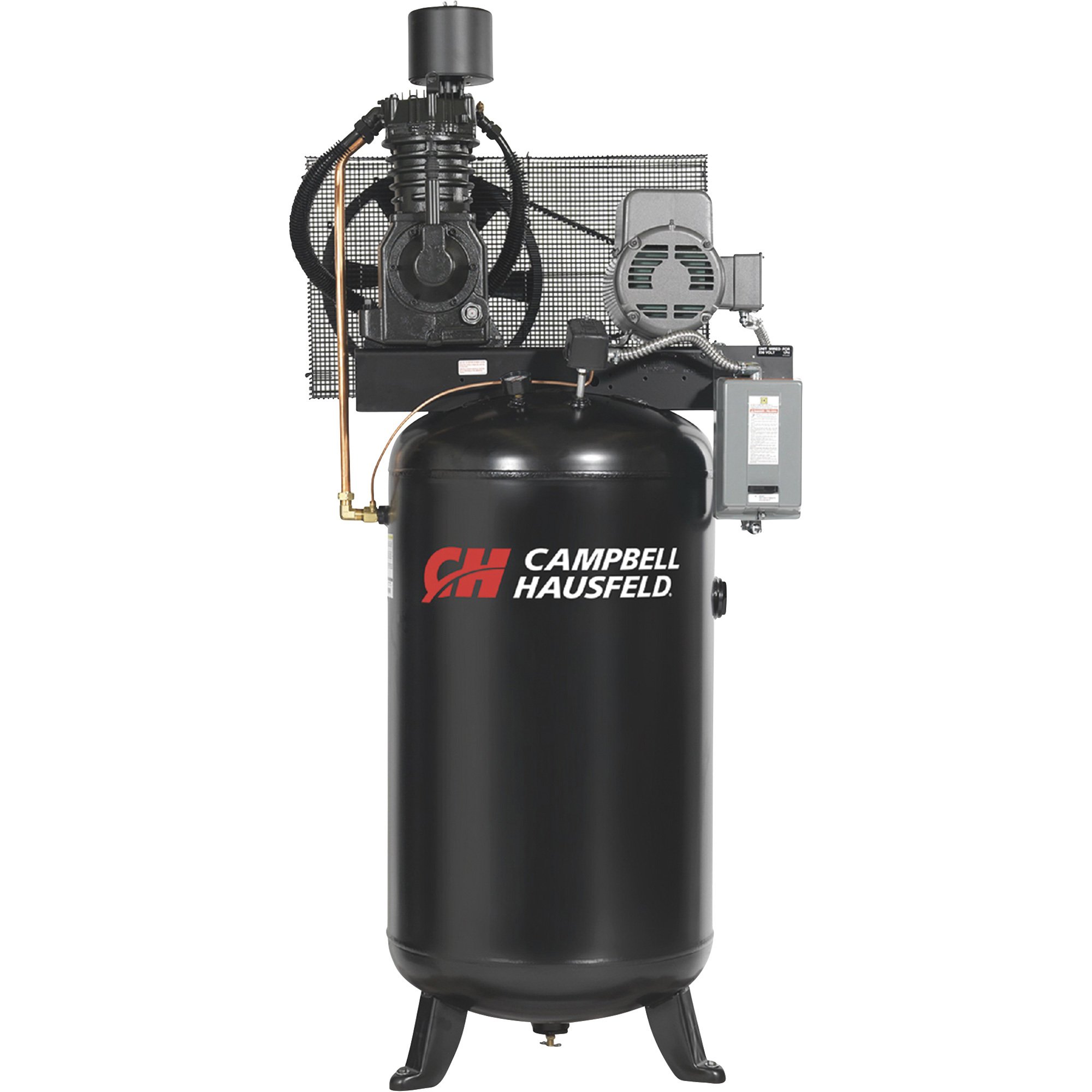 Hulk by EMAX Silent 5 HP, 2-Stage, 80-Gallon Vertical Air Compressor ...