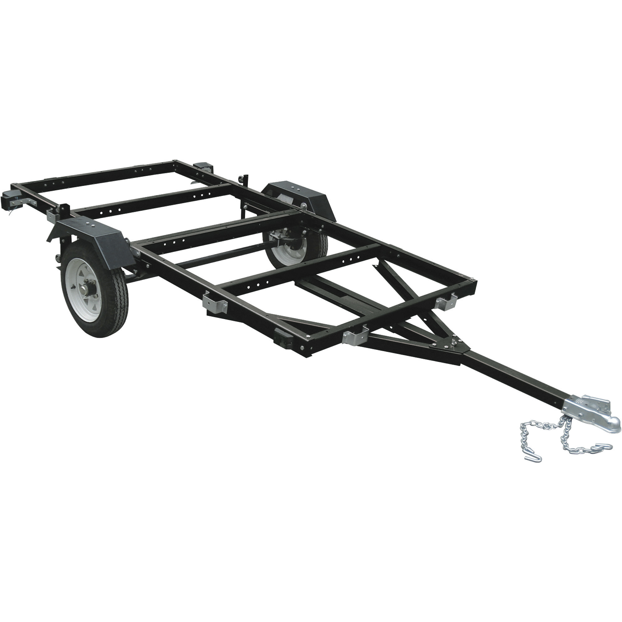 Ironton 4ft. x 8ft. Steel Folding Utility Trailer Kit, 1170-Lb. Load ...