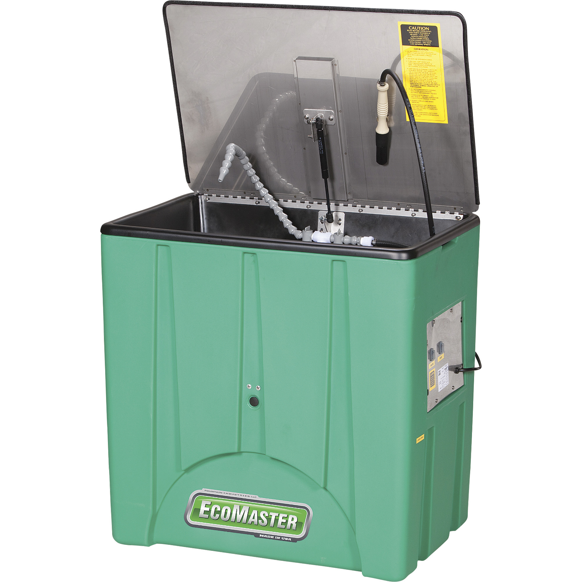 EcoMaster 30-Gallon Stainless Steel Aqueous Drum-Mounted Parts Washer ...