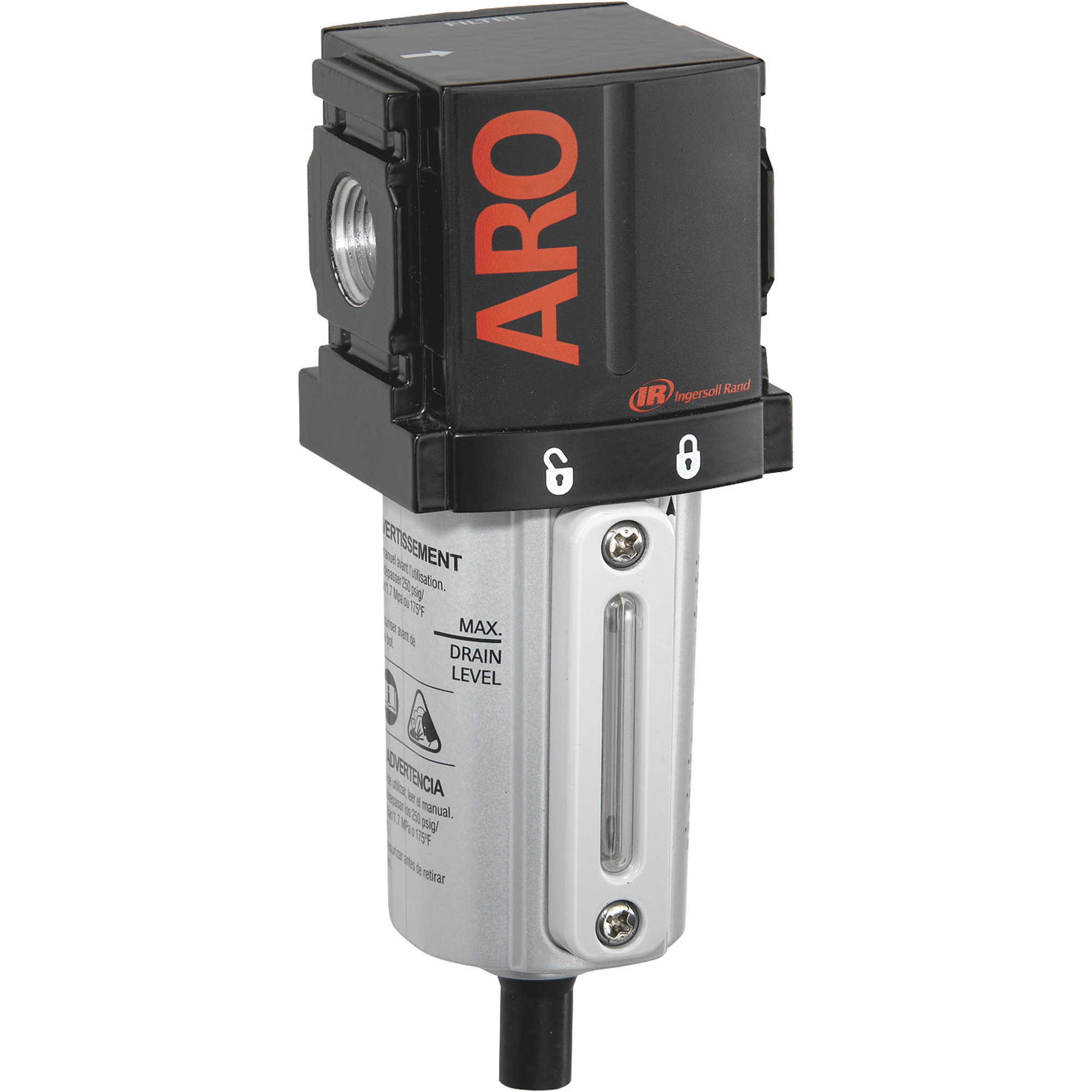 Ingersoll Rand Compressed Air Filter, 150 PSI, 107 CFM, 3/8in., Model ...