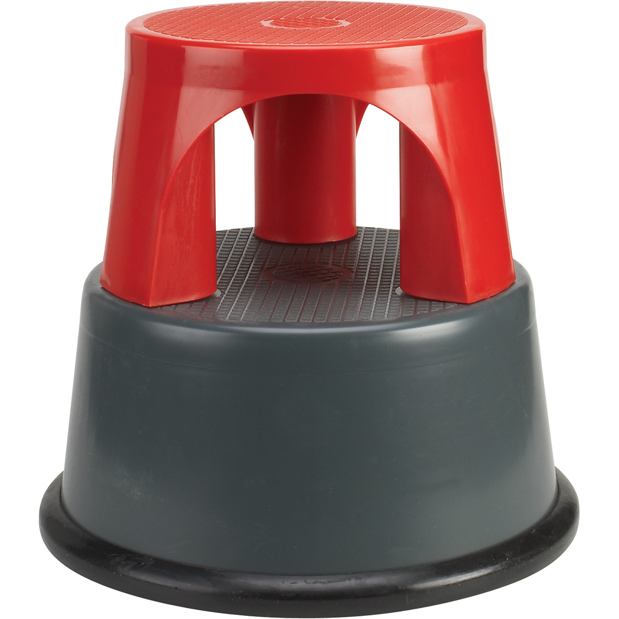 Metaltech Rolling Step Stool with Retractable Casters — 500Lb. Capacity ...