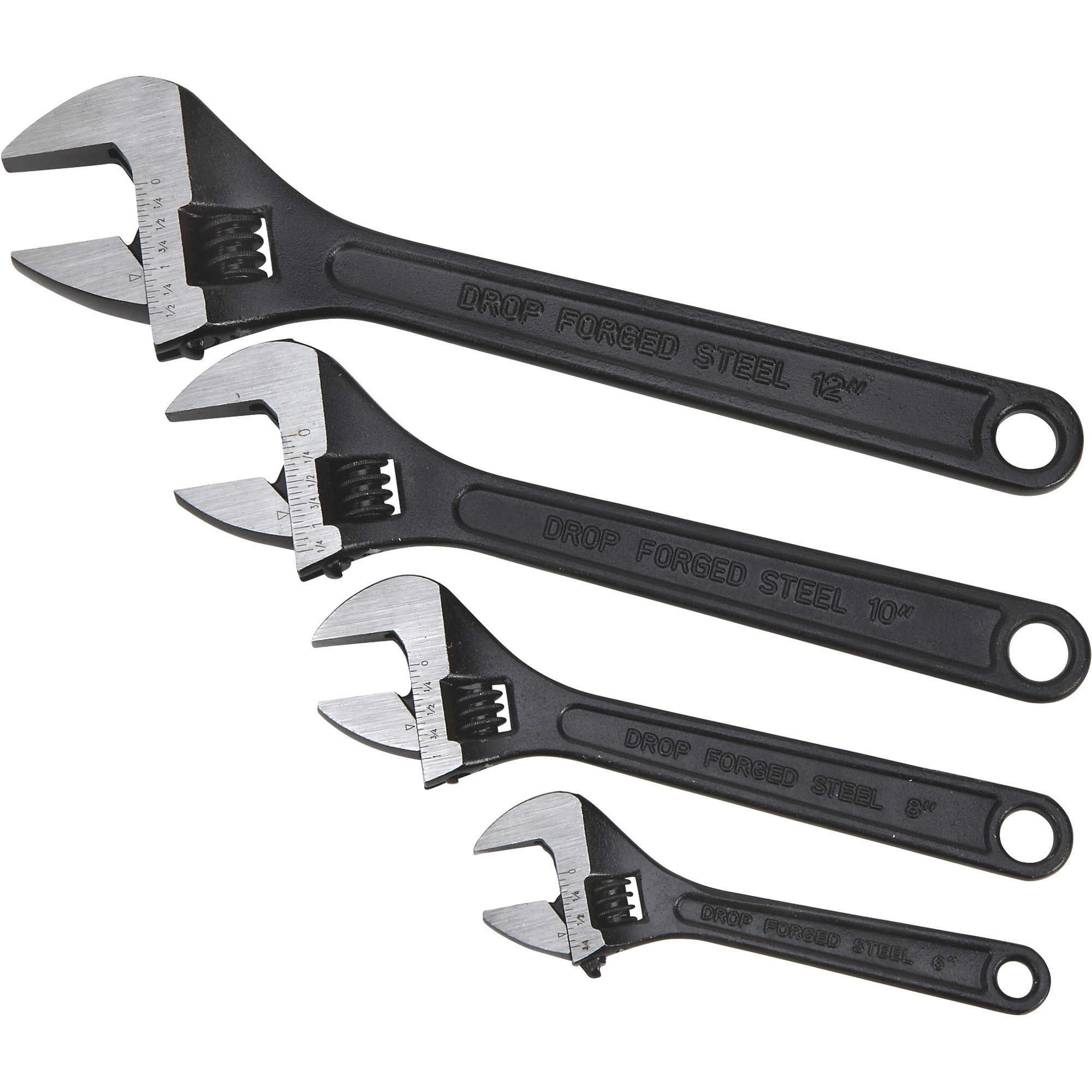 Klutch Adjustable Wrench Set, 4-Pc. | Northern Tool