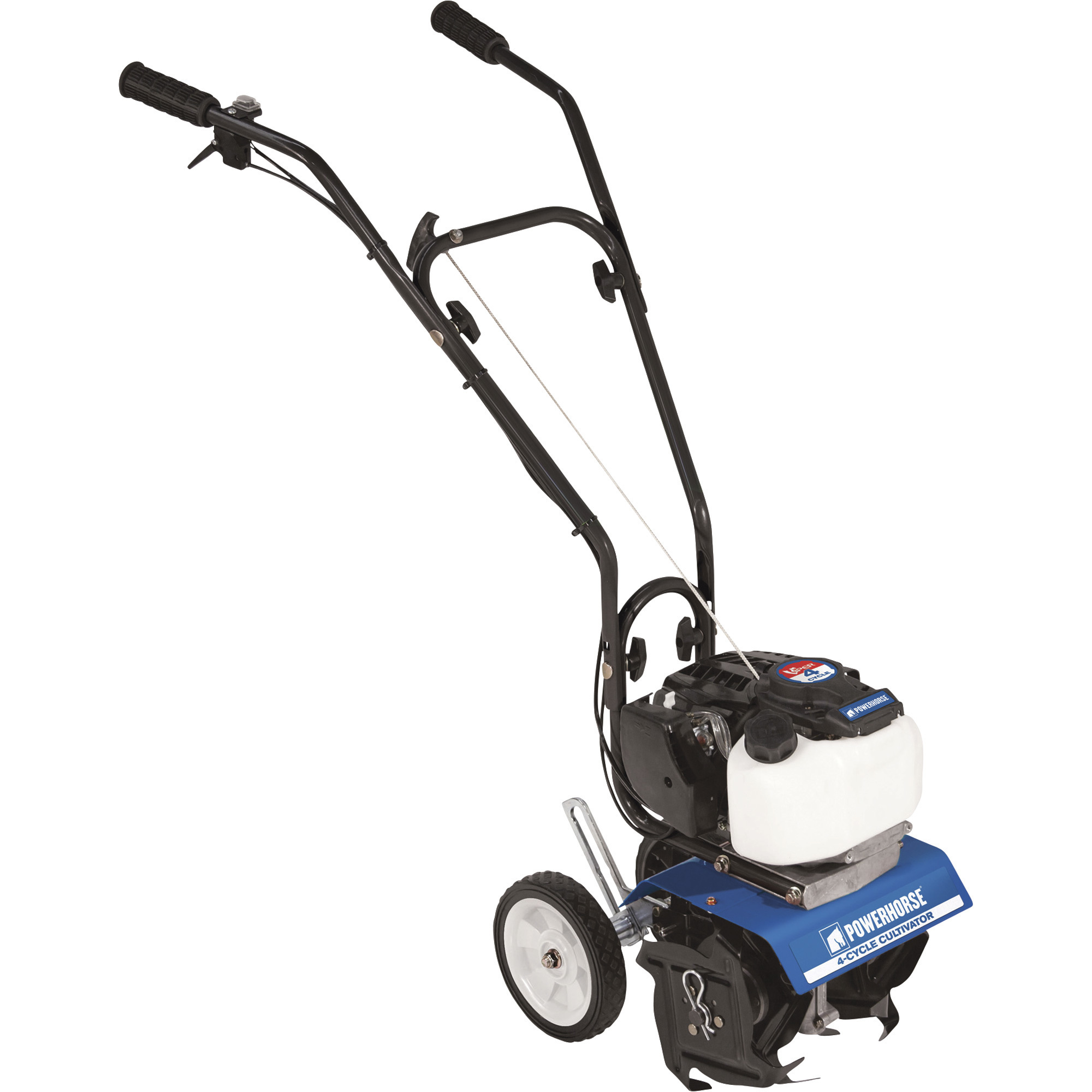 Powerhorse Mini Cultivator, 10in. Tilling Width, 40cc 4-Cycle Viper ...