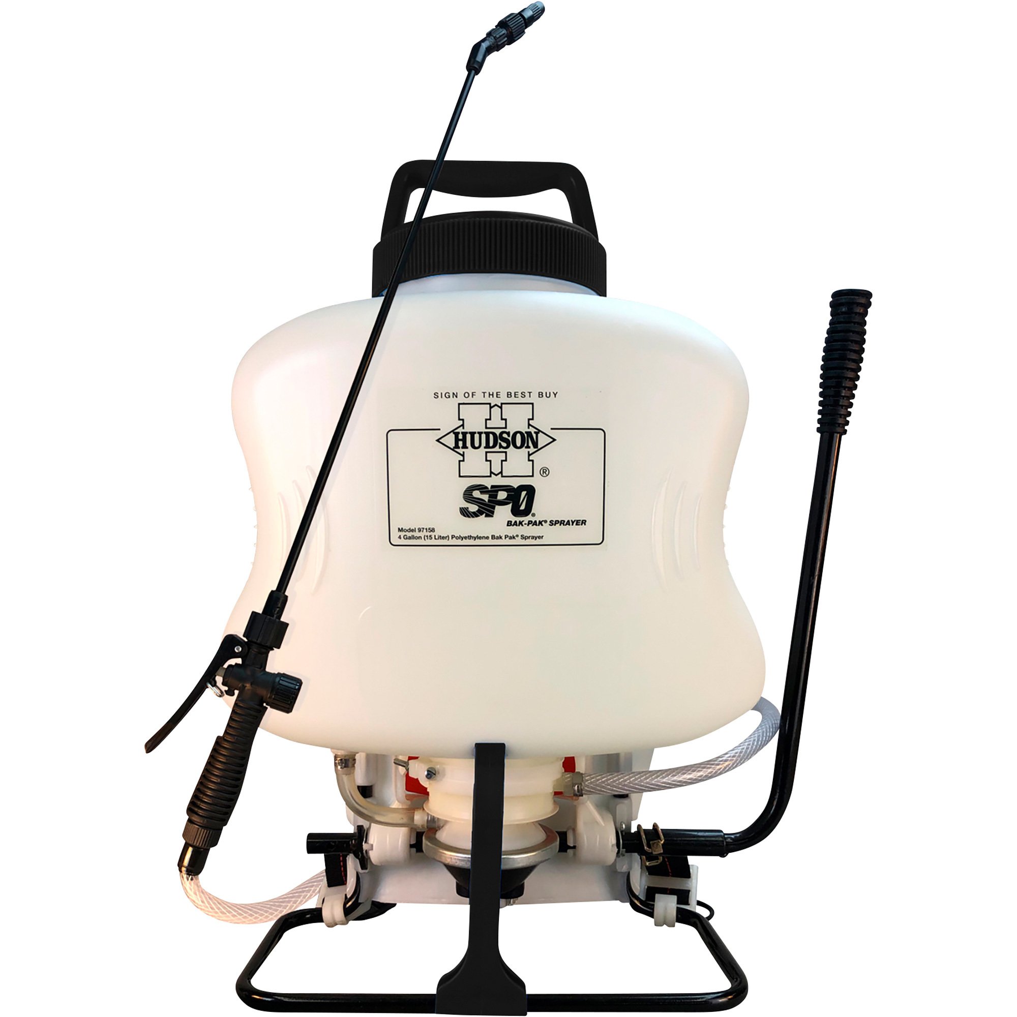Hudson Diaphragm Pump Backpack Sprayer — 4-Gallon Capacity, 150 PSI ...