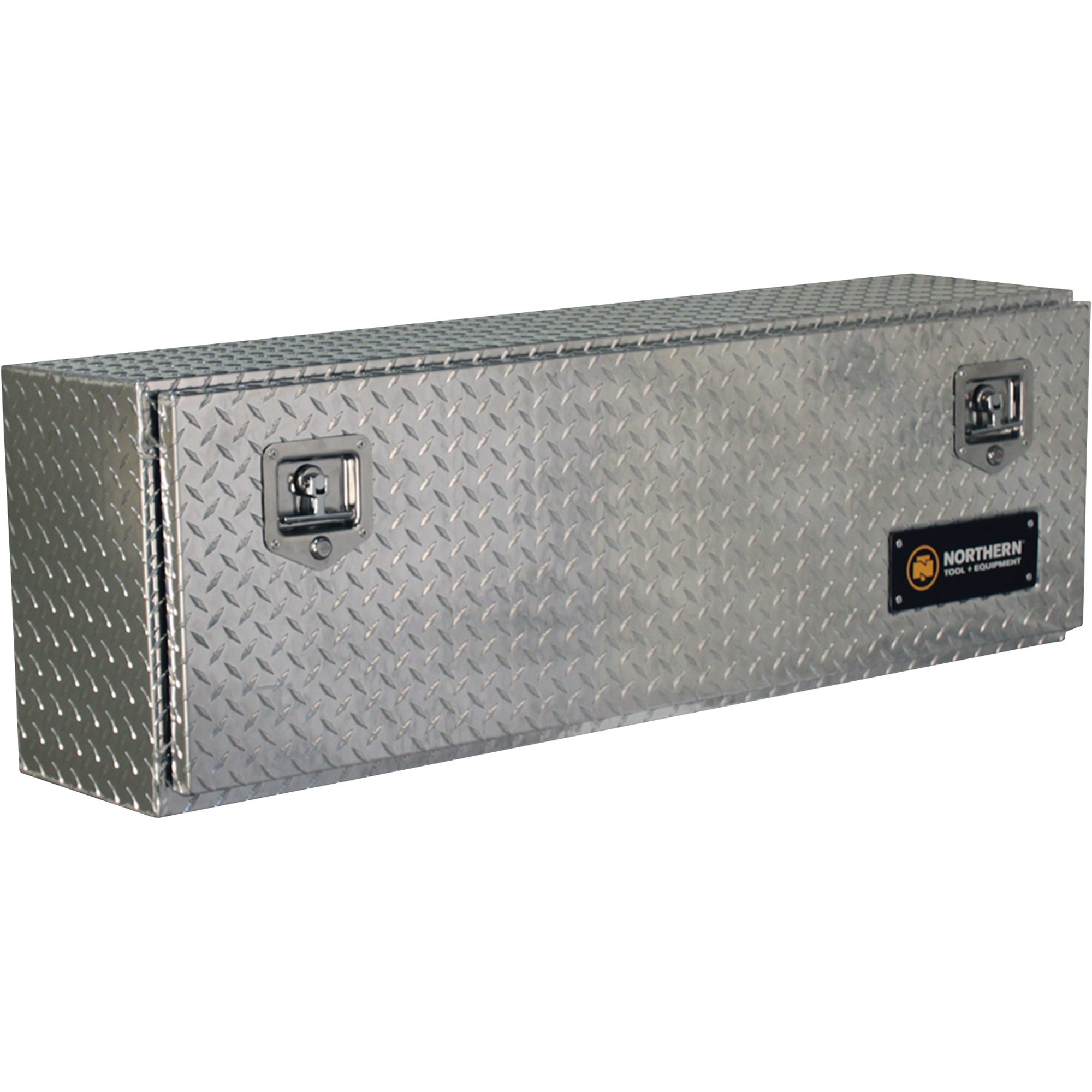 Northern Tool Top-Mount Truck Tool Box — Aluminum, Diamond Plate, T ...